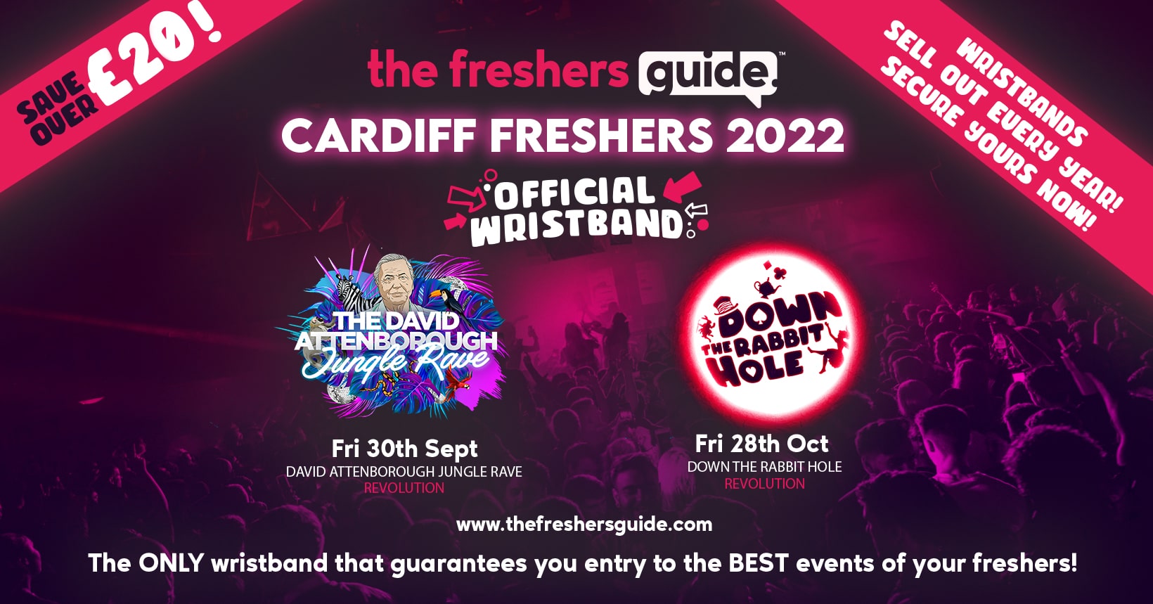 Cardiff Freshers Guide Wristband Bundle 2022 | The OFFICIAL & BIGGEST ...
