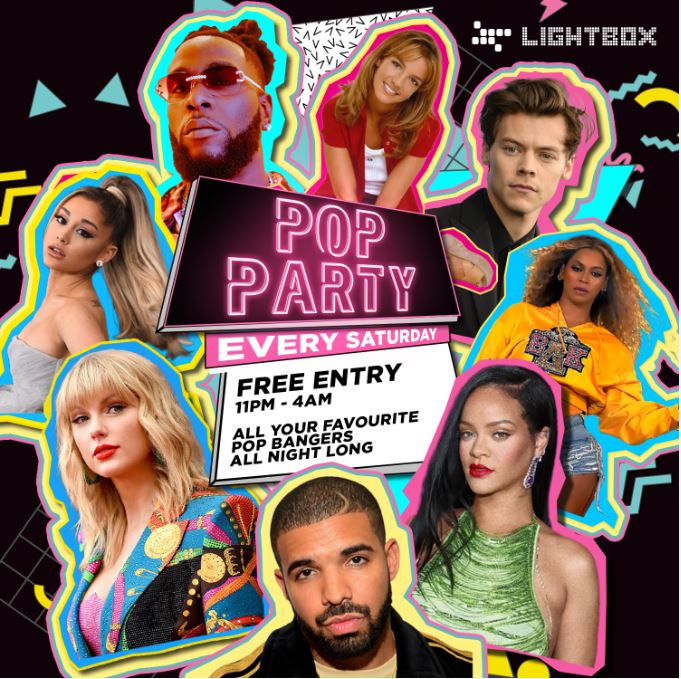 Pop Party - Pop All Night Long at Lightbox, London on 29th Oct 2022 | Fatsoma
