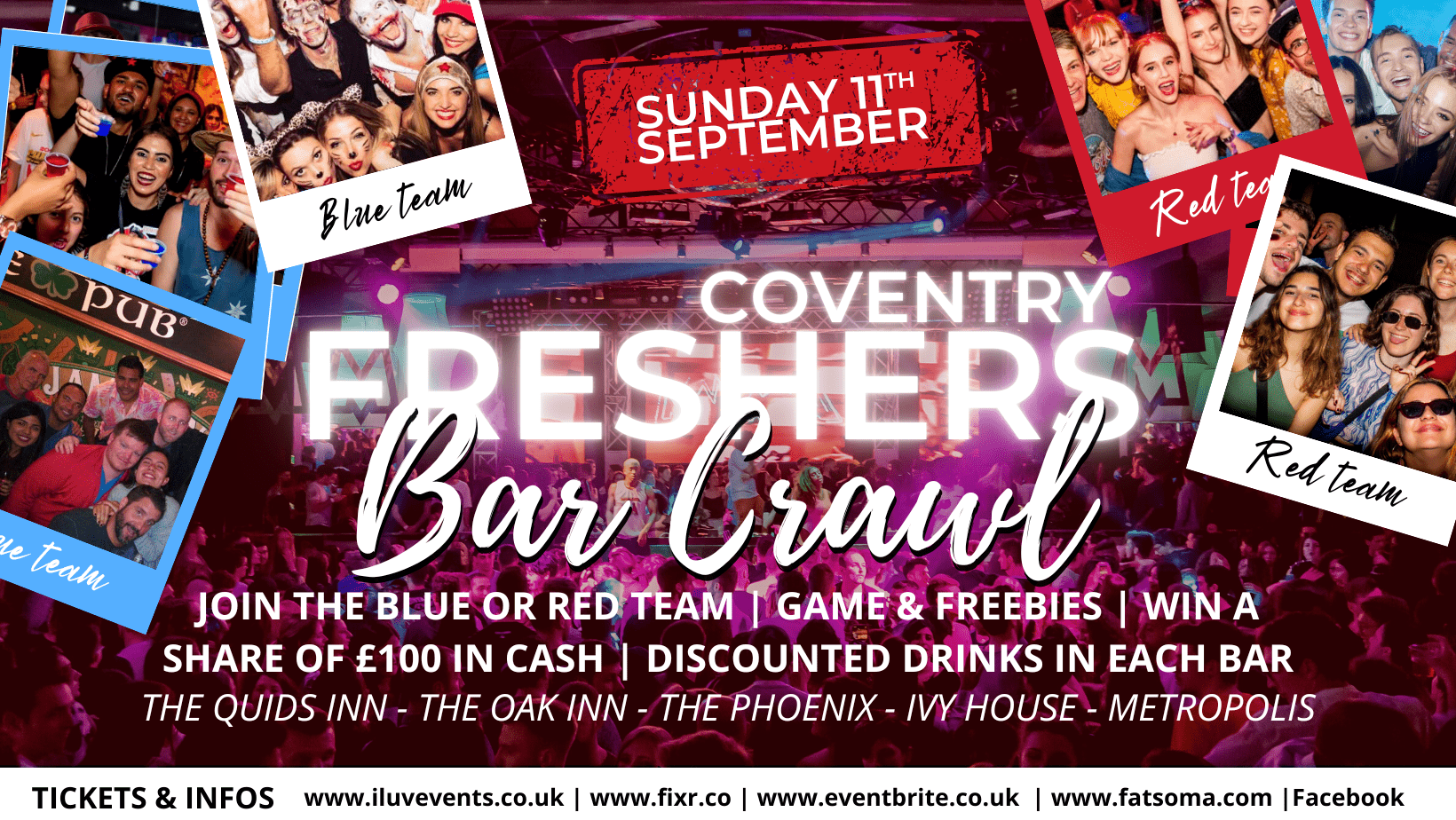 COVENTRY’s BEST Bar Crawl is Back - LAST 50 TICKETS LEFT at Metropolis ...