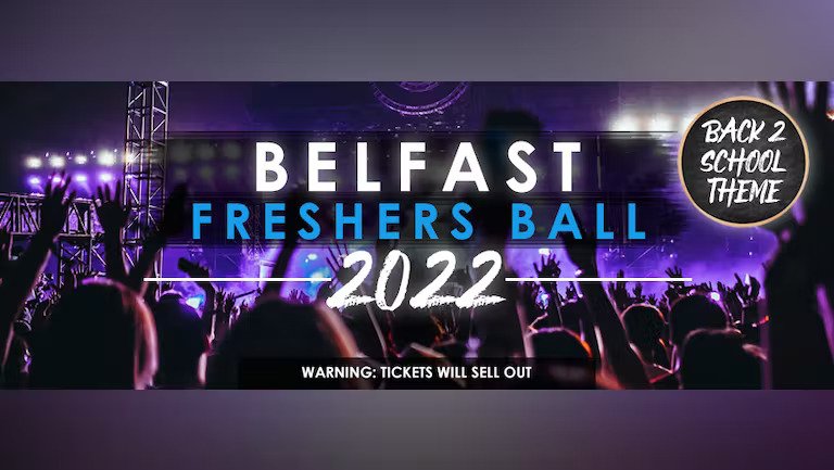 Freshers Ball 2022 Venue confirmation (This is not your ticket, this is ...