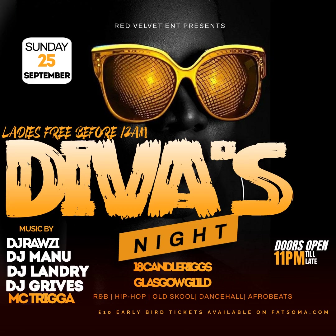 DIVAS NIGHT at 18 candleriggs , Glasgow on 25th Sep 2022 | Fatsoma
