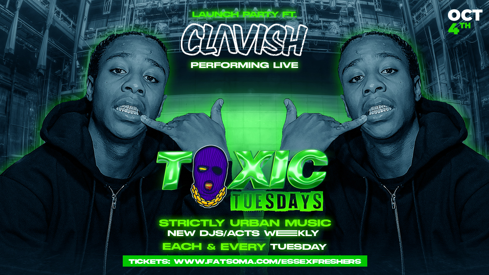 TOXIC TUESDAYS! The Launch Party Ft CLAVISH Performing Live 🚨Last 10 ...