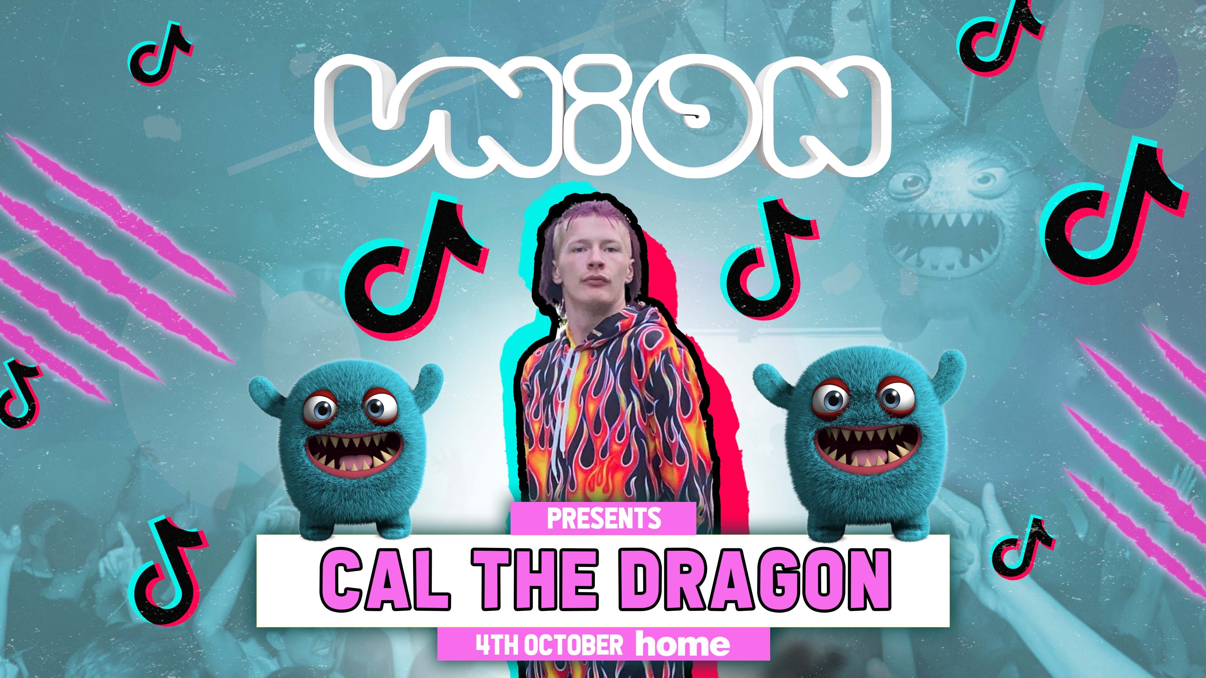 UNION TUESDAY'S PRESENTS CAL THE DRAGON - LIMITED SPACES OTD FROM 10 ...