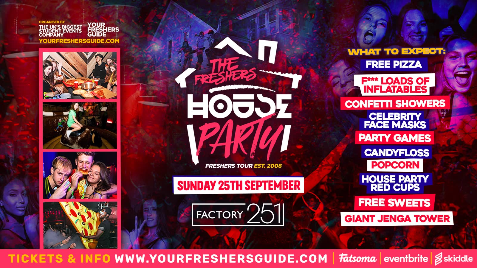 The Freshers House Party @ FAC251 | Manchester Freshers 2022 at FAC251 ...