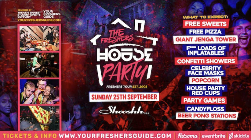 TONIGHT! - The Freshers House Party / Brighton Freshers 2022 - £3 ...