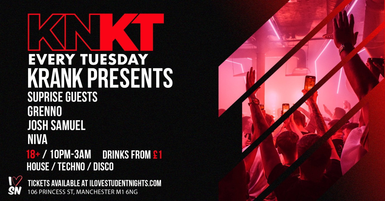 KNKT Freshers Rave at Joshua Brooks at Joshua Brooks, Manchester on ...