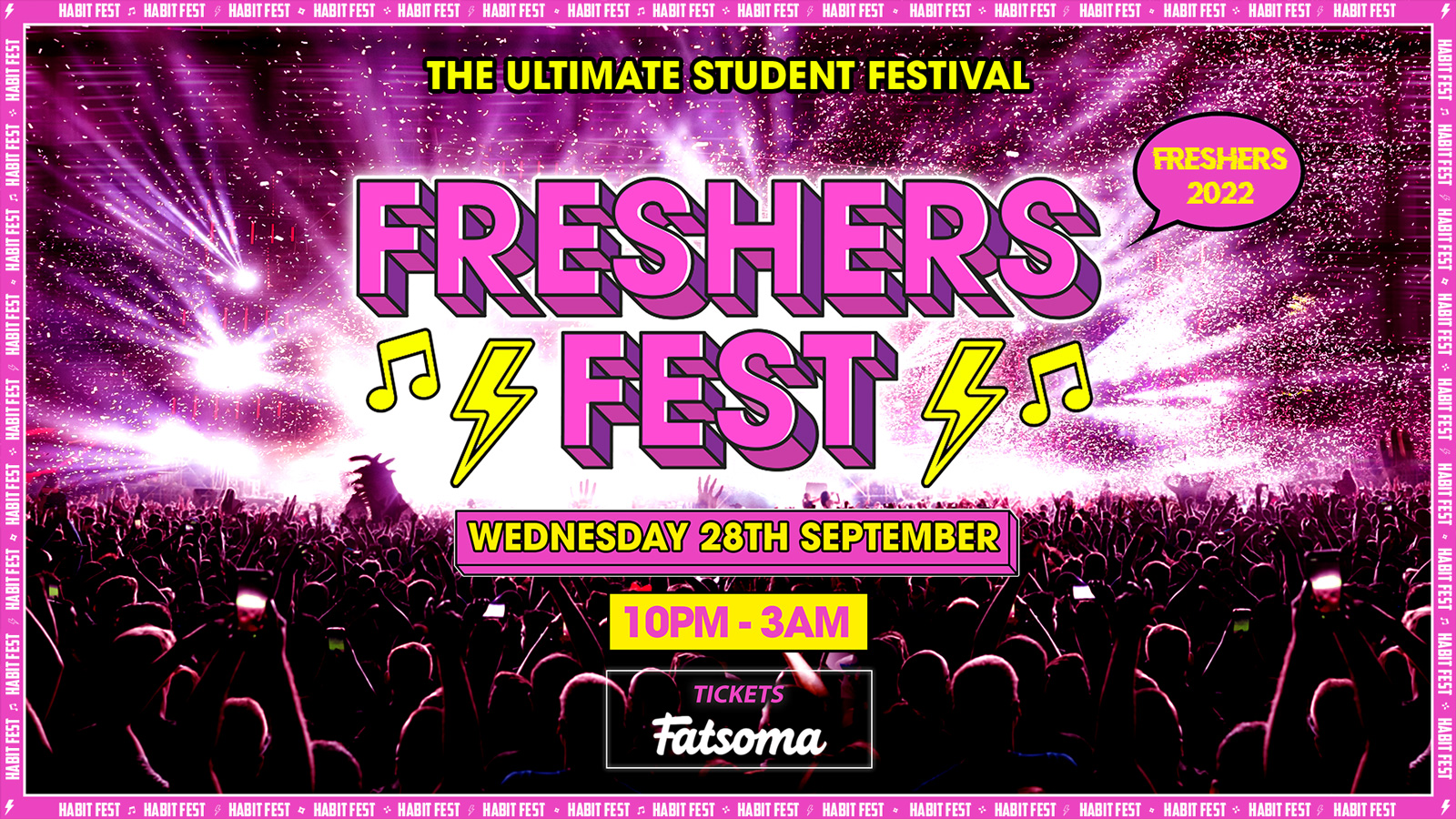 NOTTINGHAM FRESHERS FEST ⚡️ The UK's Biggest Freshers Festival Tour ...