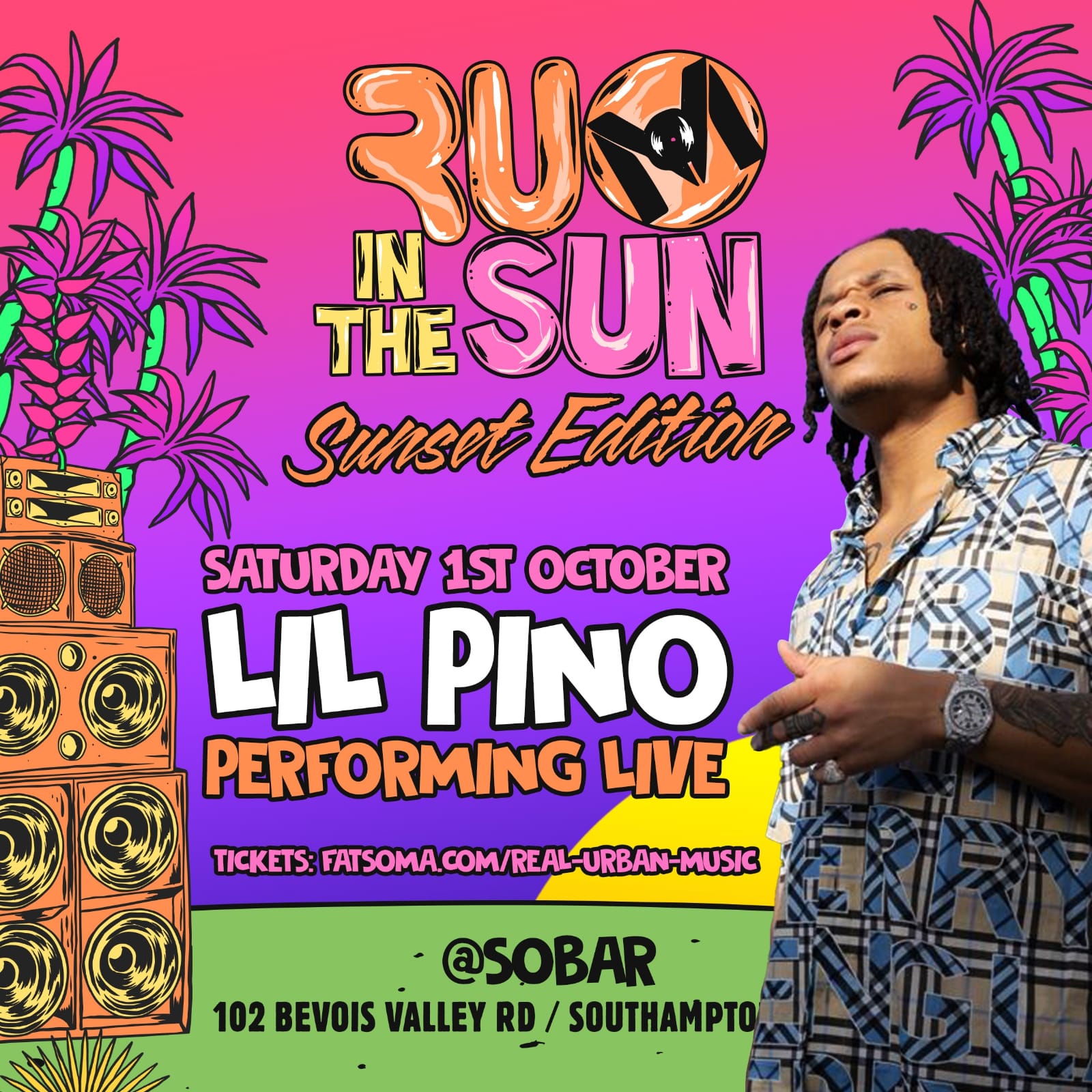 D BLOCK EUROPE Lil Pino LIVE at R.U.M IN THE SUN. R&B/HIPHOP/AFRO ...