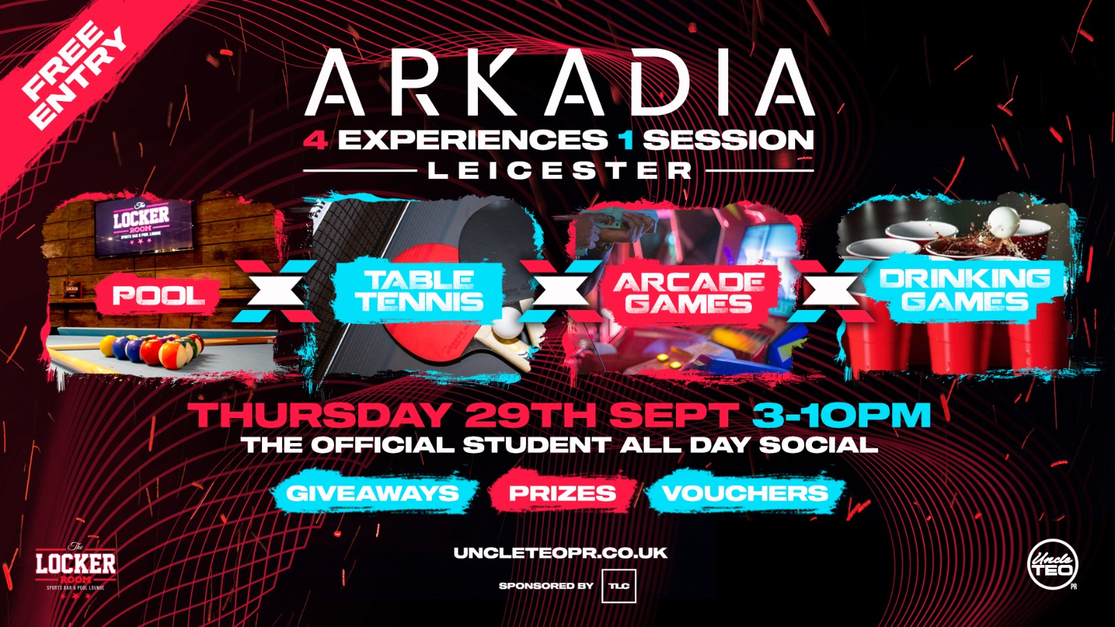 ARKADIA [TICKETS OUT NOW] at The Locker Room, Leicester on 29th Sep ...