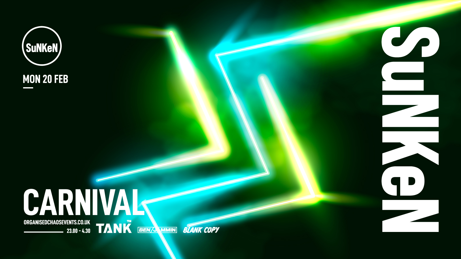 Sunken - Carnival - Mondays at Tank at Tank, Sheffield on 20th Feb 2023 ...