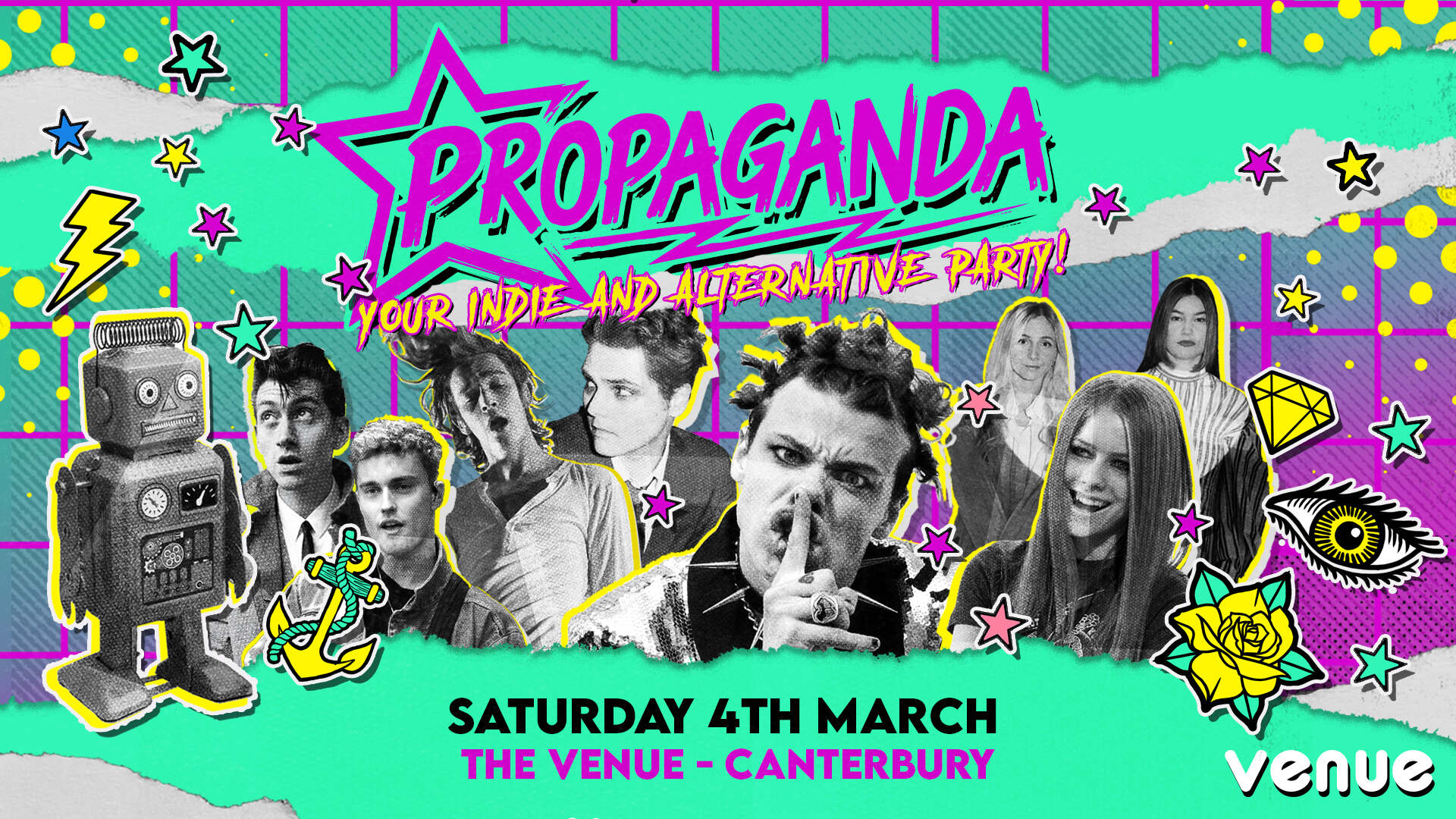 PROPAGANDA - The UK's Biggest Indie Night at The Venue, Canterbury on ...