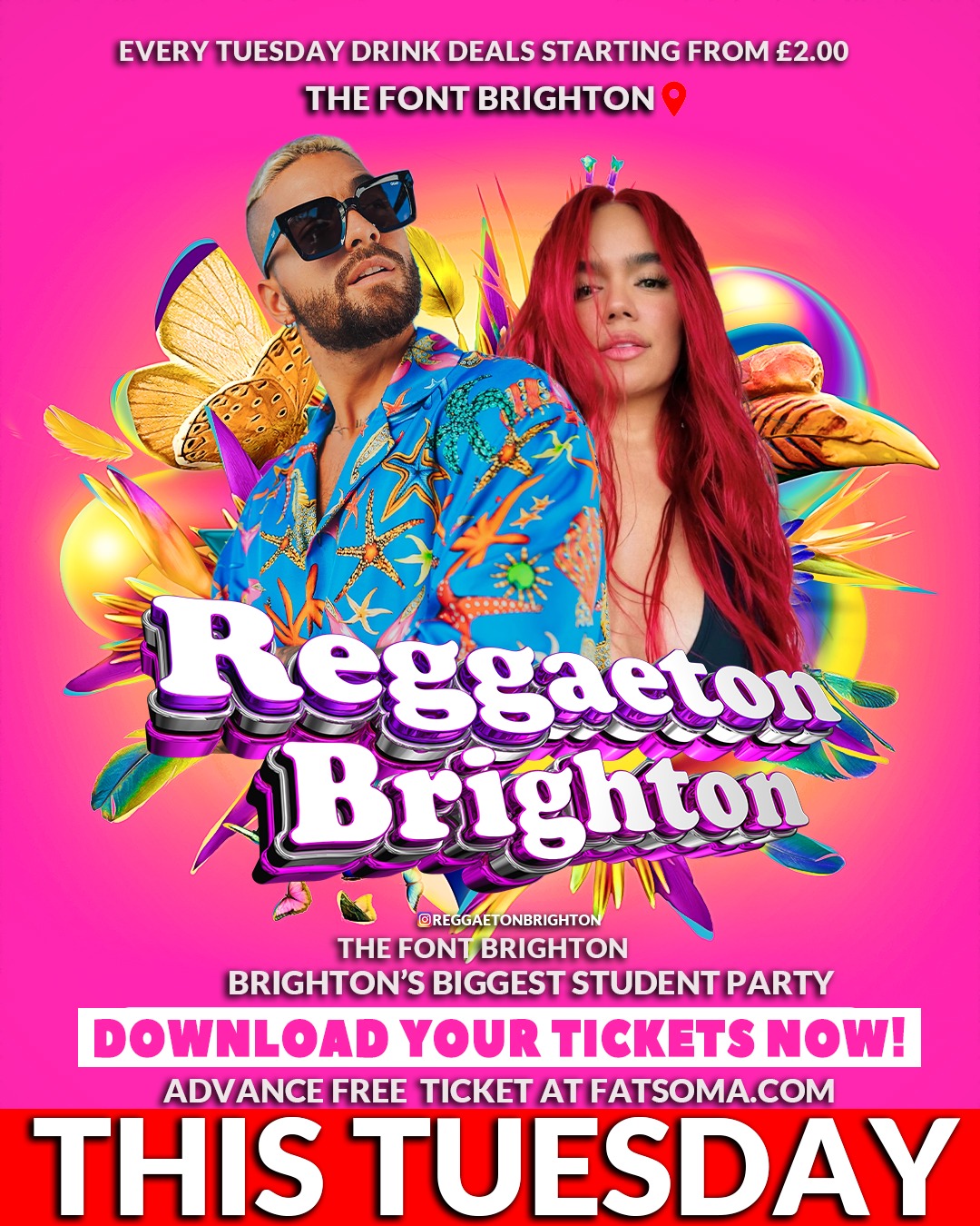 Thank FONT Tuesdays Brighton's Biggest Mid-Week Club Night @The Font ...