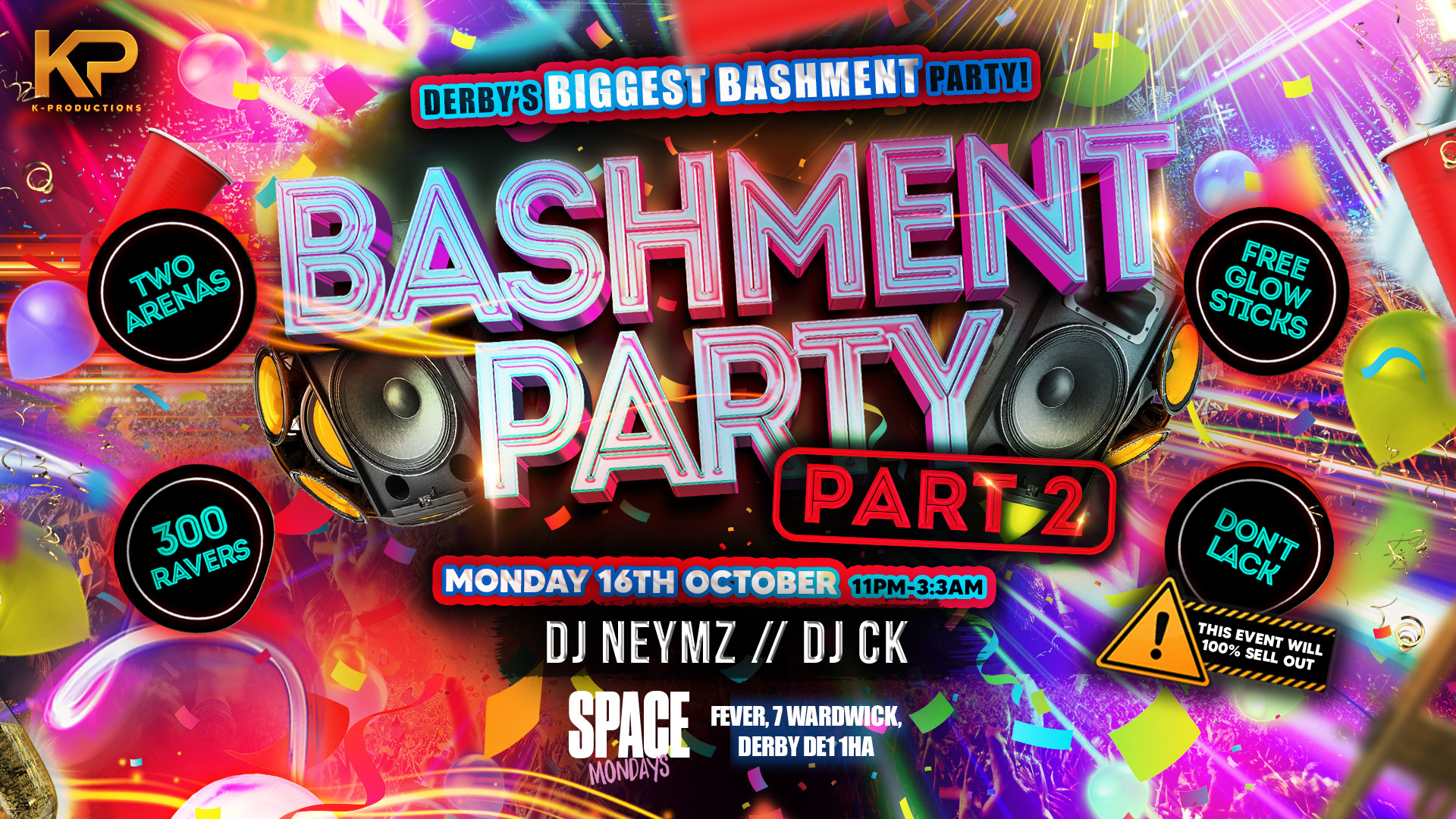 BASHMENT PARTY | K Productions X DERBY ACS at Bar Fever Derby, Derby on ...