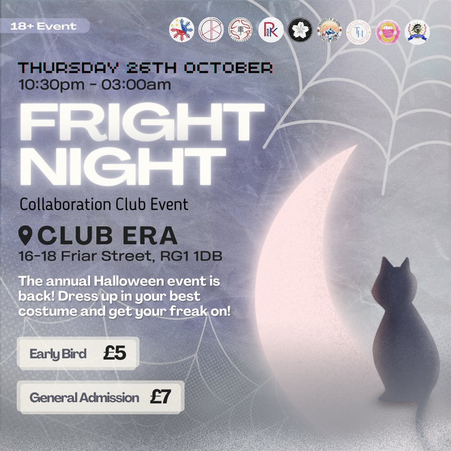 FRIGHT NIGHT 👻🎃 at Club Era, Reading on 26th Oct 2023 | Fatsoma