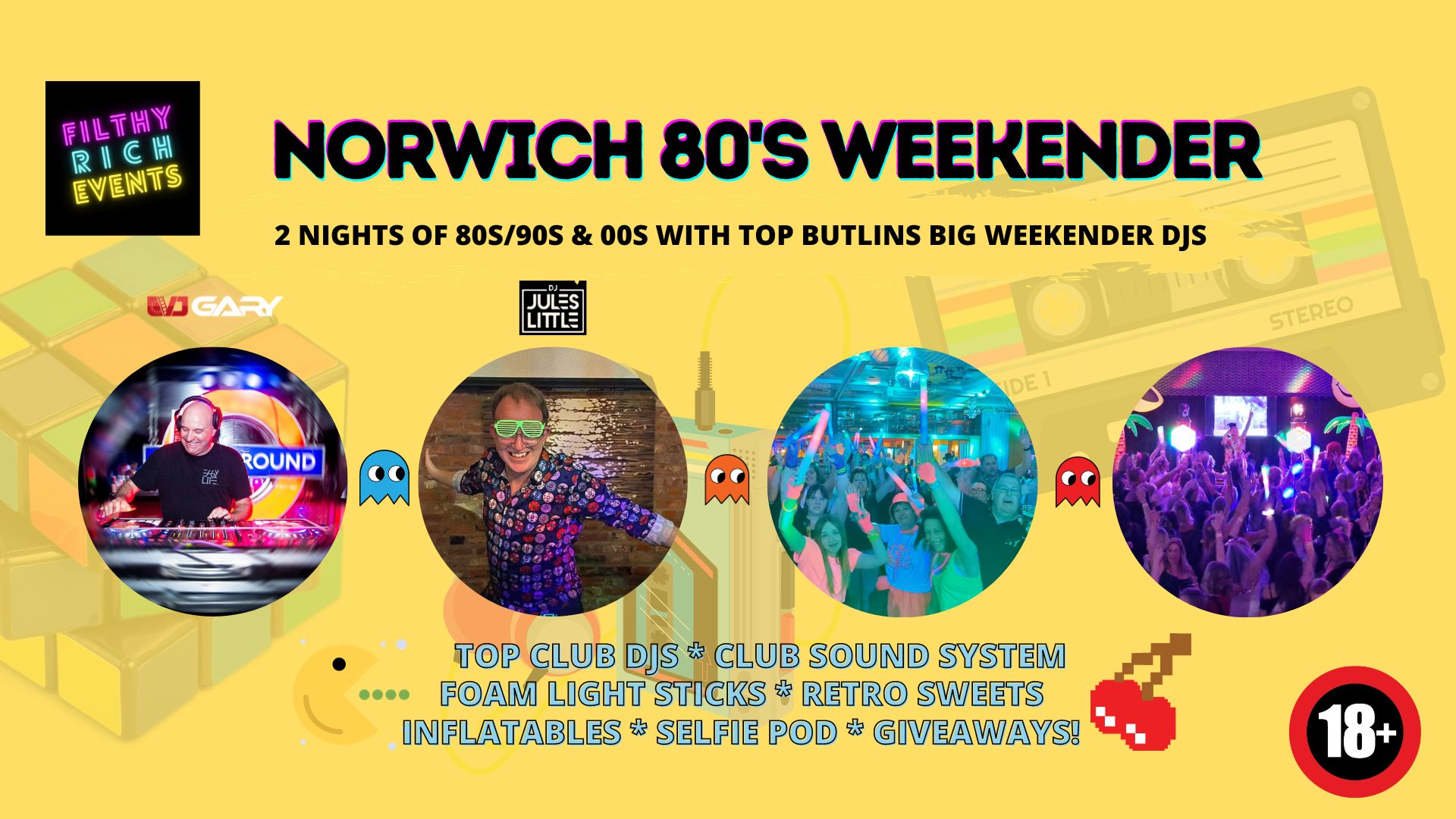 Norwich Retro Party Weekender - 80s, 90s, 00s at Mercure Norwich Hotel ...