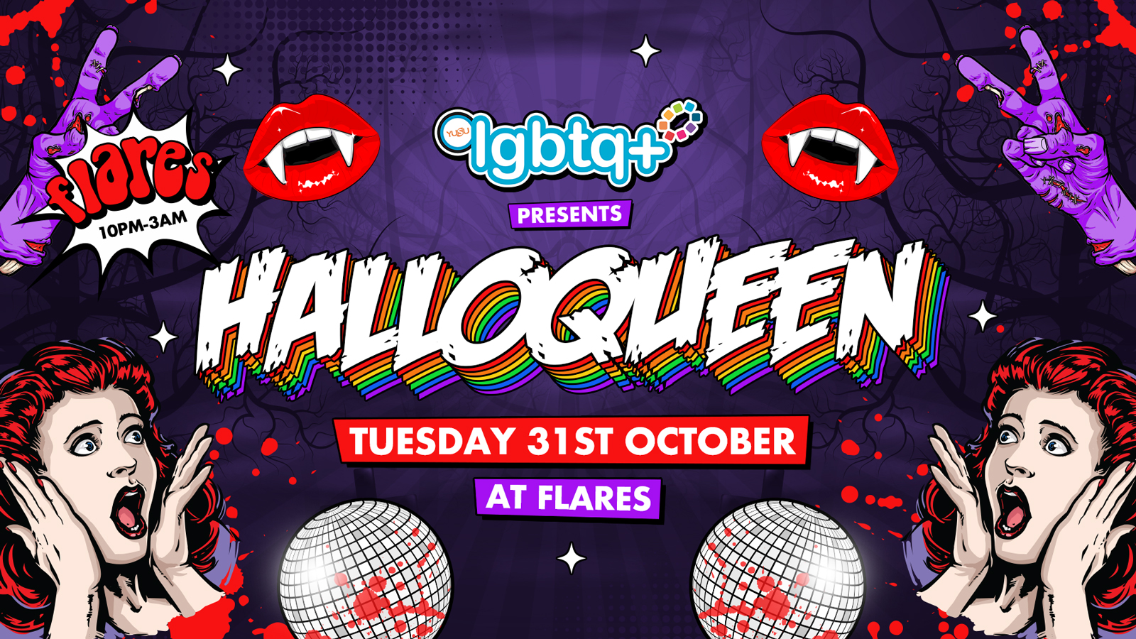 HALLOQUEEN 🌈🎃 Halloween Special at Flares at Flares York, York on 31st ...