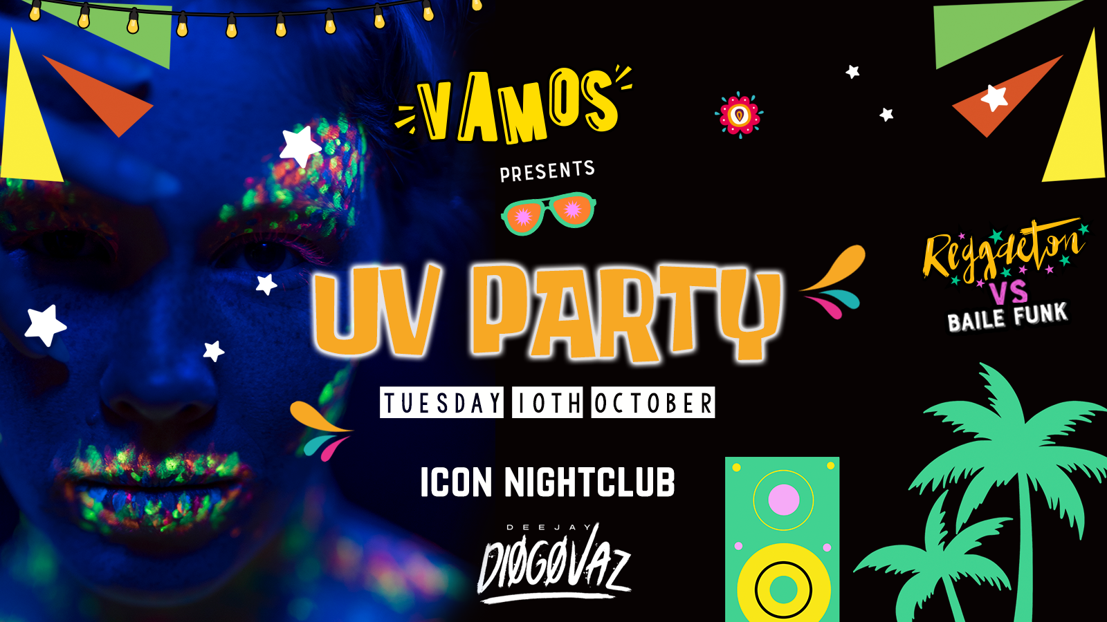 💃!VAMOS - UV Party 😎 - Reggaeton x Baile Funk @ Icon 💃 - Tuesday 10th ...