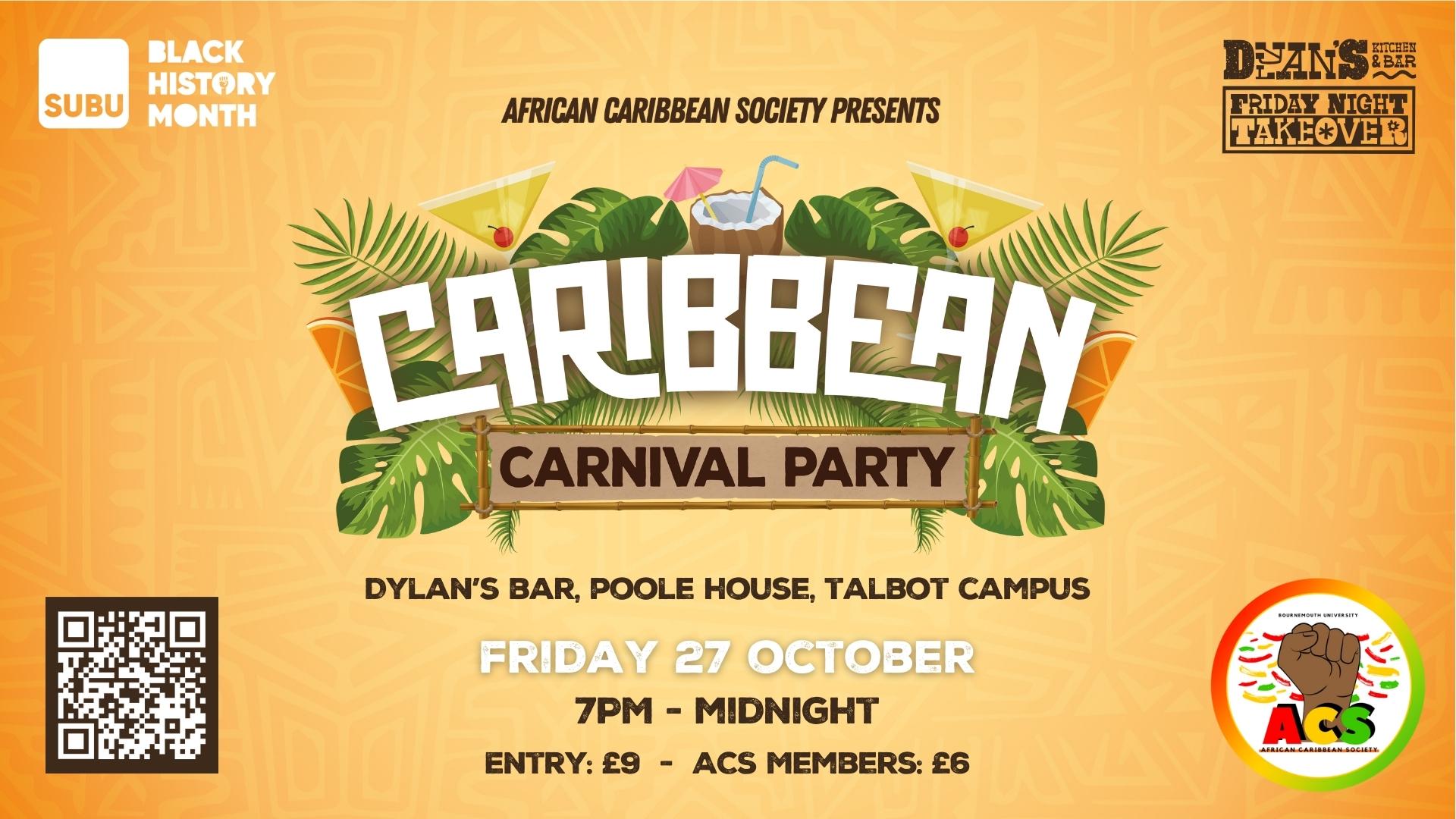 Bournemouth ACS Caribbean Night at Dylan's Kitchen, Poole on 27th Oct ...