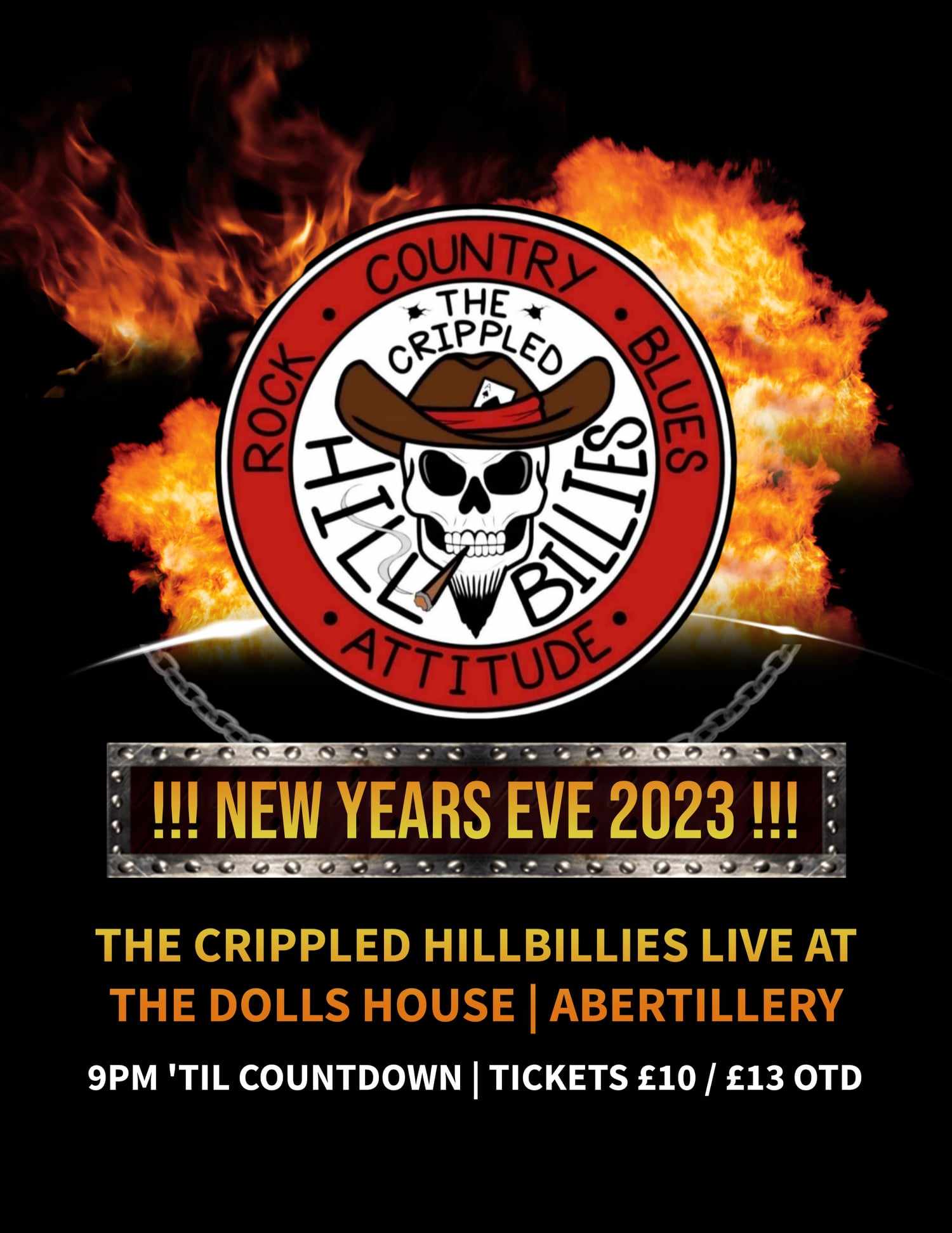 The Crippled Hillbillies New Years Eve Count Down At The Dolls House at ...