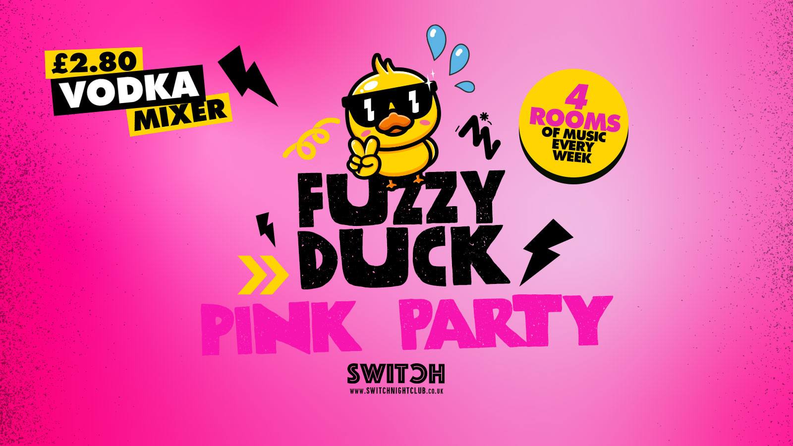 Fuzzy Duck | PINK PARTY | Official Student Social Wednesday at Switch ...