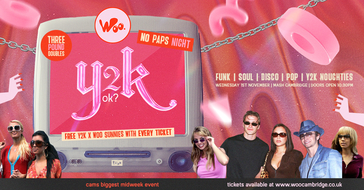y2k | no paps at MASH, Cambridge on 1st Nov 2023 | Fatsoma