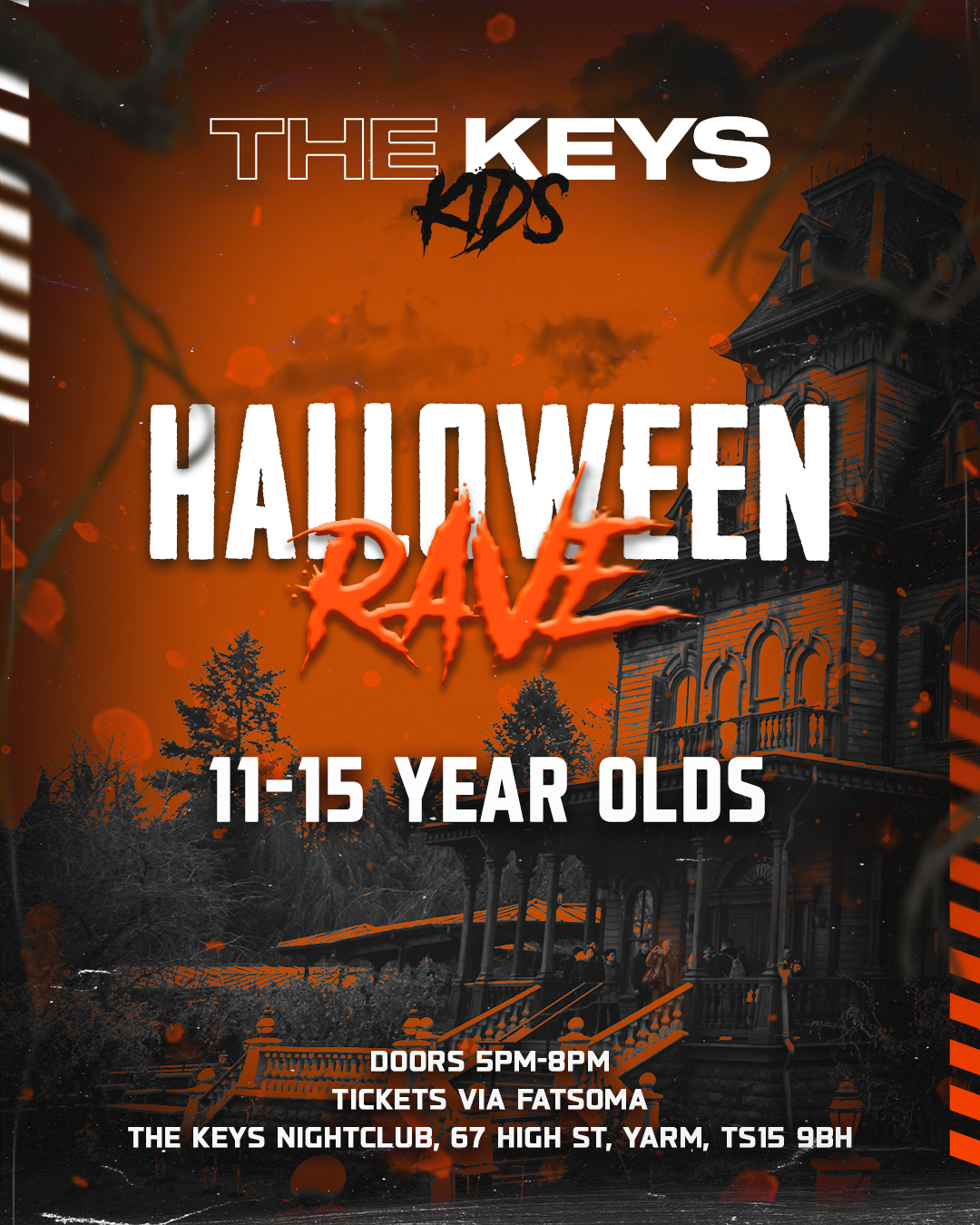 KIDZ KEYS | HALLOWEEN RAVE | 11-15 YEARS OLD at The Keys Nightclub ...