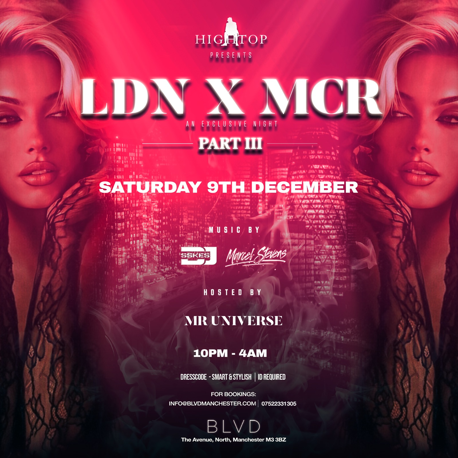 LDN X MCR SPECIAL PART III at BLVD Manchester, North on 9th Dec 2023 ...