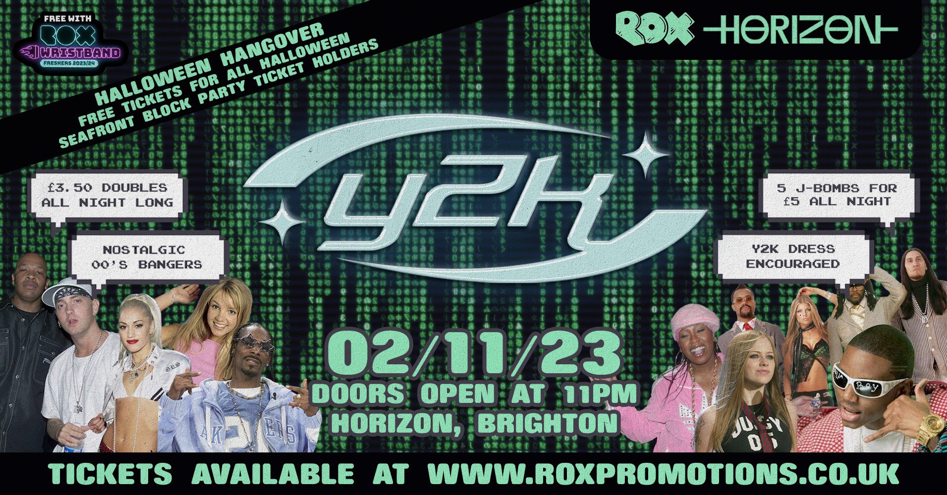 Y2K THURSDAYS @ HORIZON | FREE ENTRY FOR SEAFRONT BLOCK PARTY TICKET ...