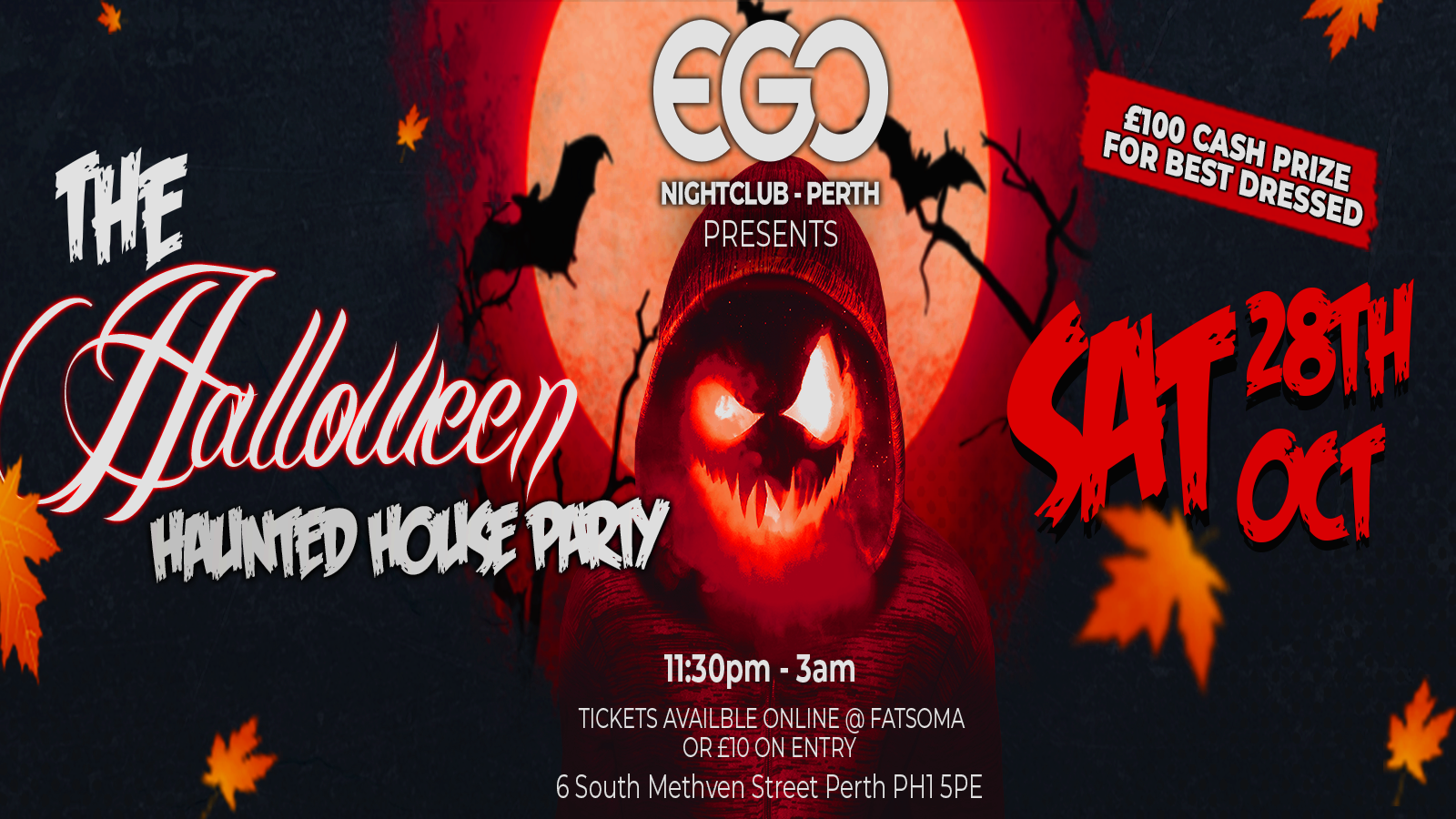 Halloween Haunted House Party at Ego Nightclub - Perth, Perth on 28th ...