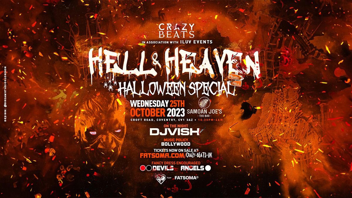 BOLLYWOOD NIGHT COVENTRY | HALLOWEEN | HELL & HEAVEN at Fratelli ...