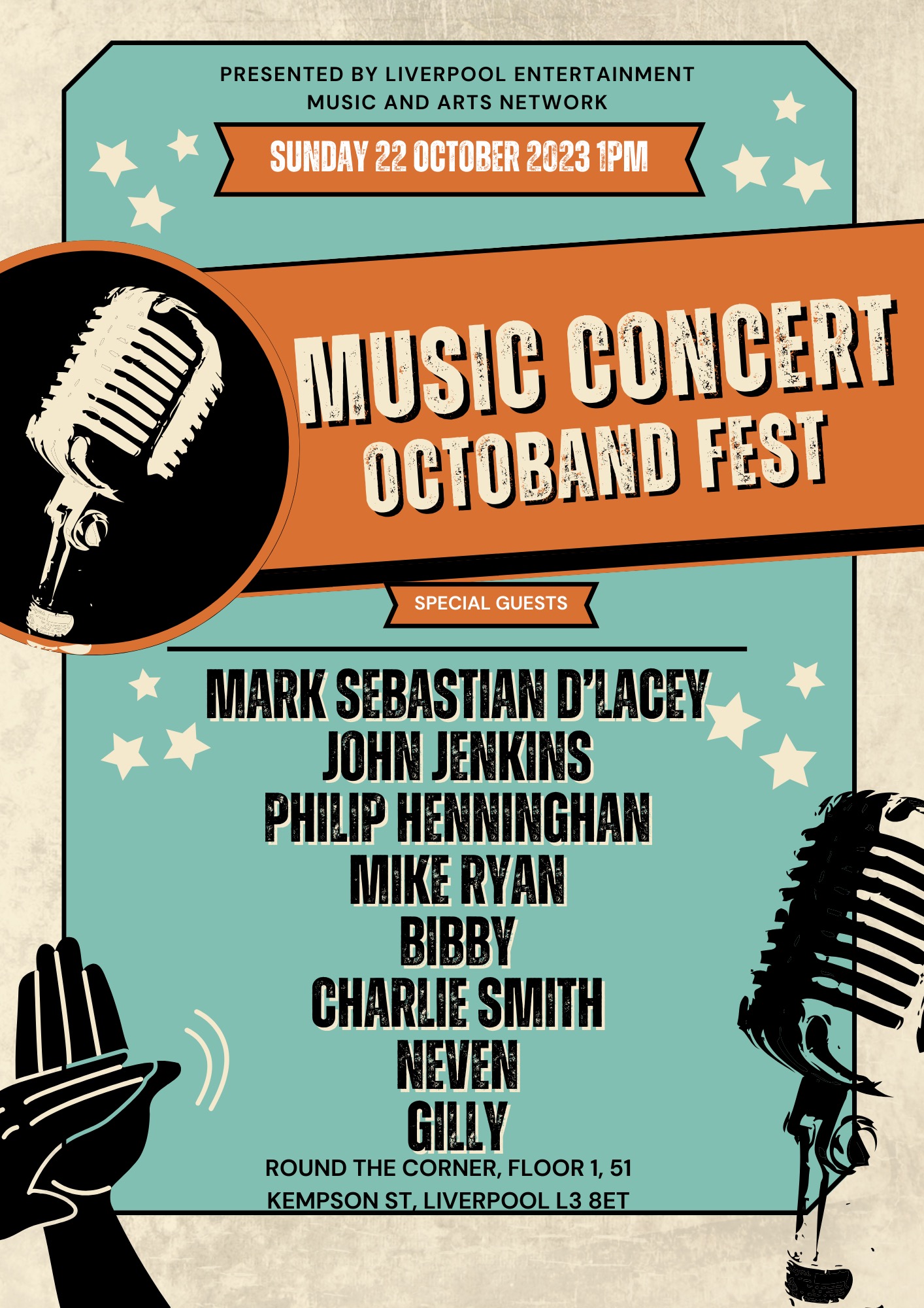 Octoband Fest Acoustic Afternoon Mark Sebastian D’Lacey, John Jenkins ...