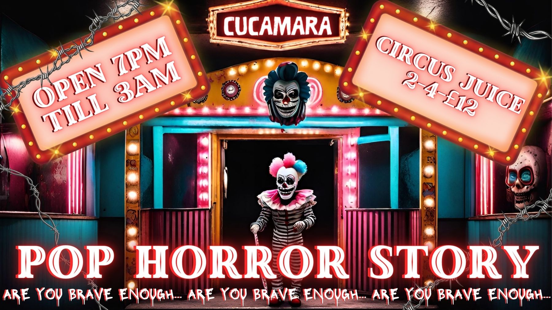 POP HORROR - with FREESTONE & GUESTS at Cucamara, Nottingham on 28th ...