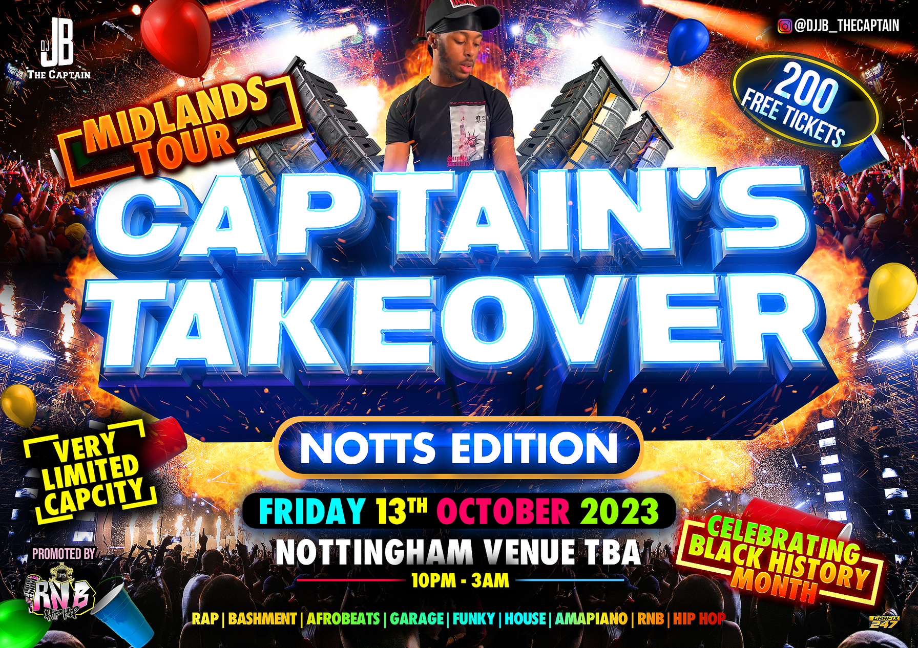 CAPTAINS TAKEOVER NOTTS EDITION 🛫| OUTWORKS X DJJB THE CAPTAIN ...