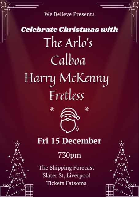 THE ARLO’S CHRISTMAS SHOW with CALBOA, Harry McKenny and Fretless at ...