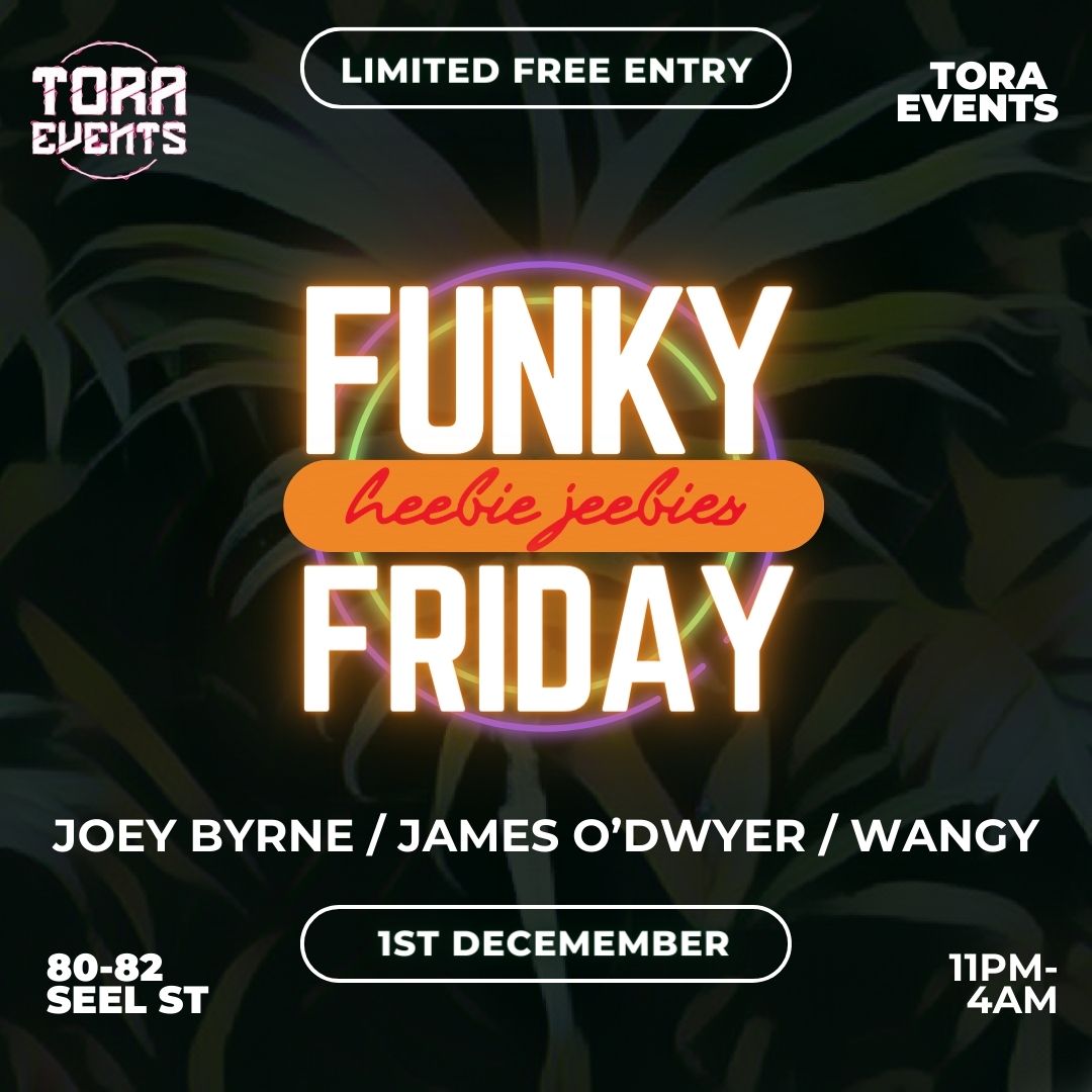 FUNKY FRIDAY @ HEEBIES (December) at EBGBS, Liverpool on 1st Dec 2023 ...