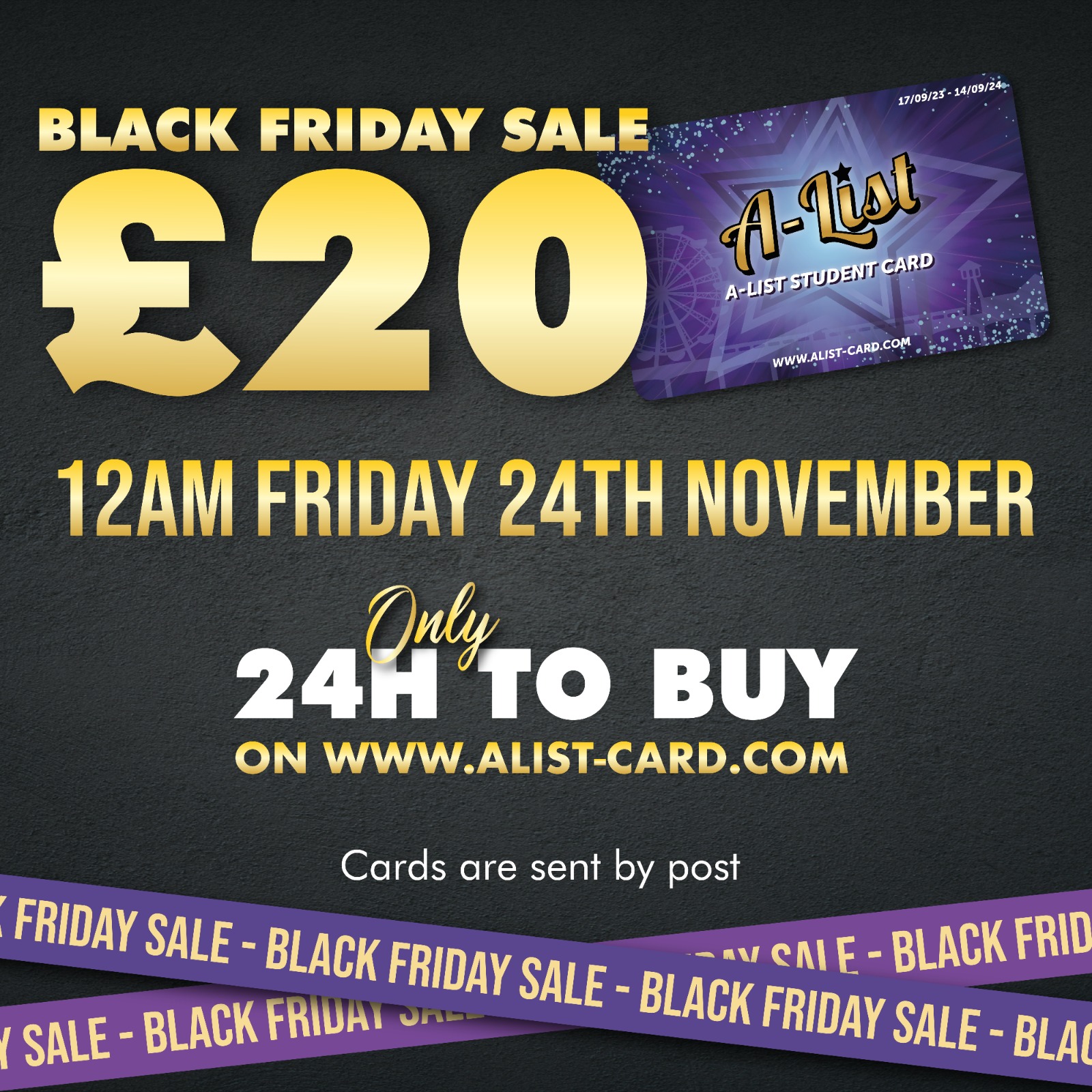 Black Friday / A-List Card 23/24 (Delivered By Post) at The George ...