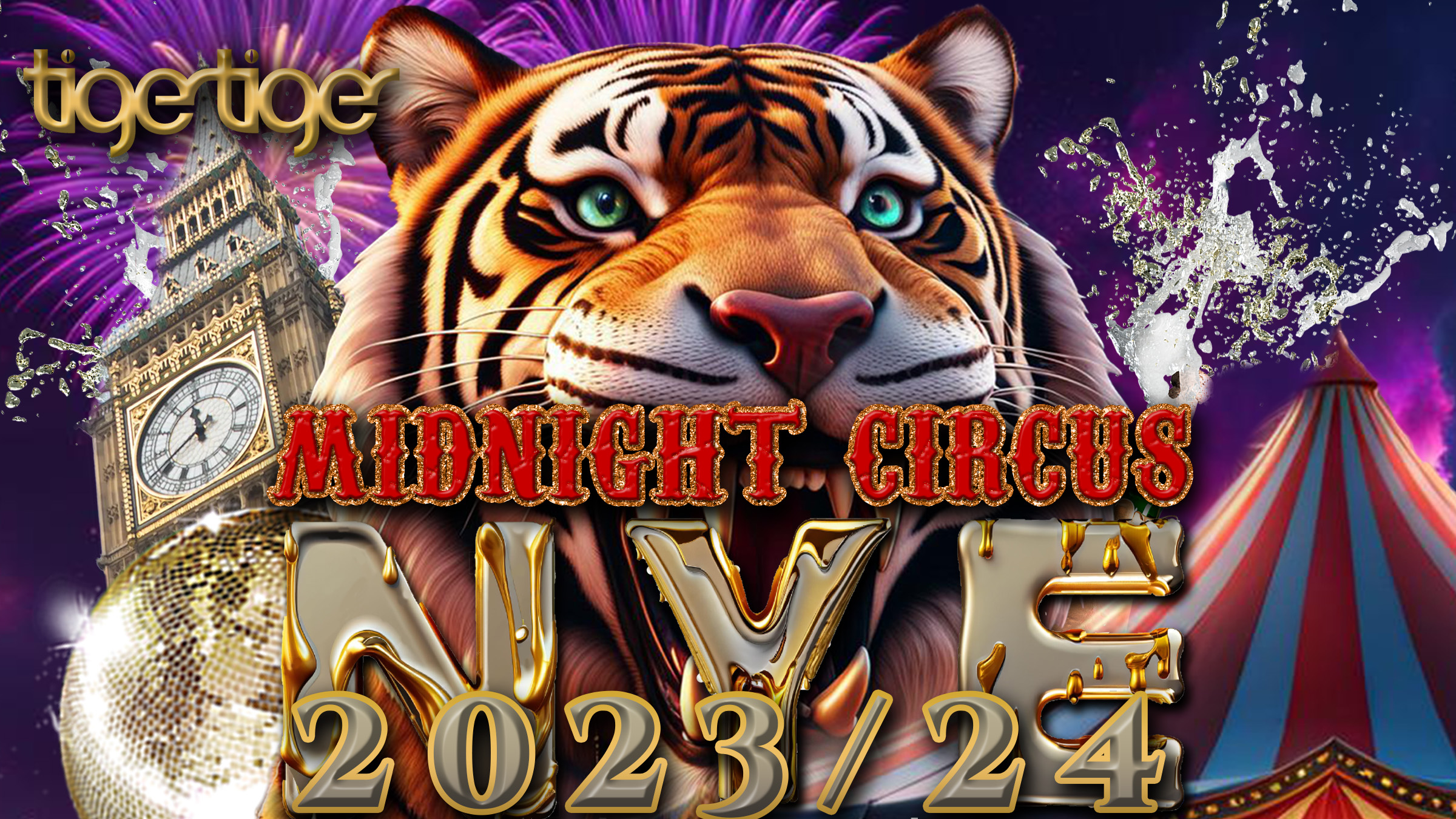 THE MIDNIGHT COUNTDOWN | NEW YEAR'S EVE | TIGER TIGER LONDON | TICKETS AVAILABLE NOW! at Tiger ...