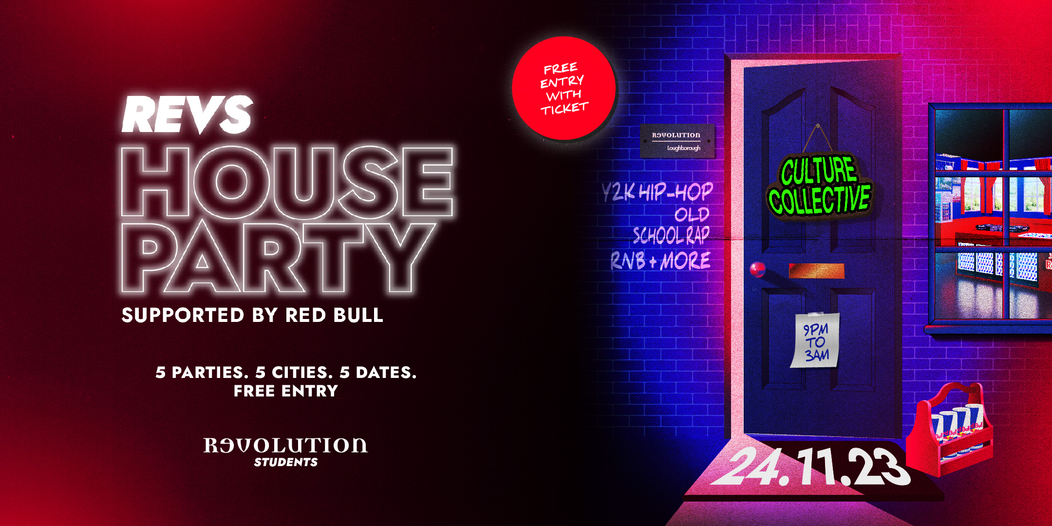 Red Bull, Culture Collective & Revs House Party at Revolution ...