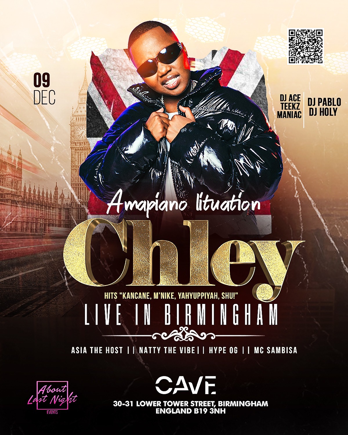 Chley Performing Live at Cave, Birmingham on 9th Dec 2023 | Fatsoma