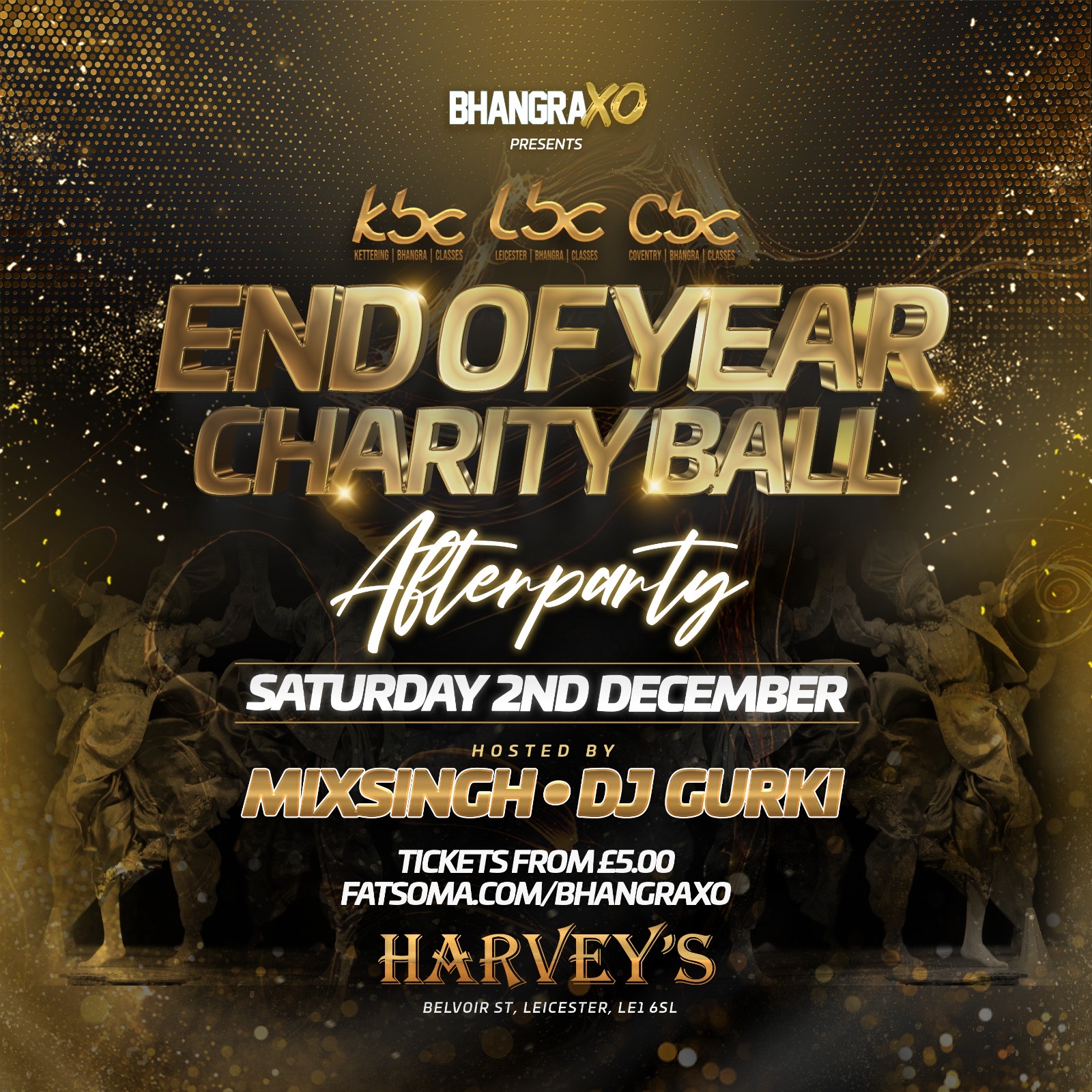BhangraXO - LBC End Of Year Charity Ball AFTER PARTY at Harvey's ...
