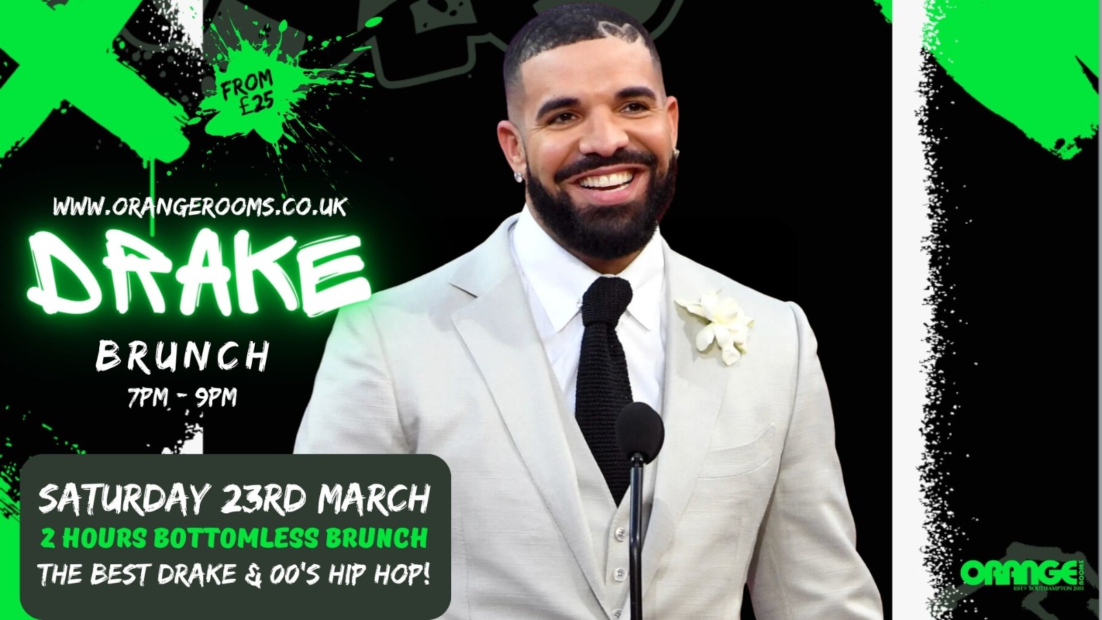 Drake Appreciation Brunch Bottomless Brunch!🎤 at Orange Rooms ...