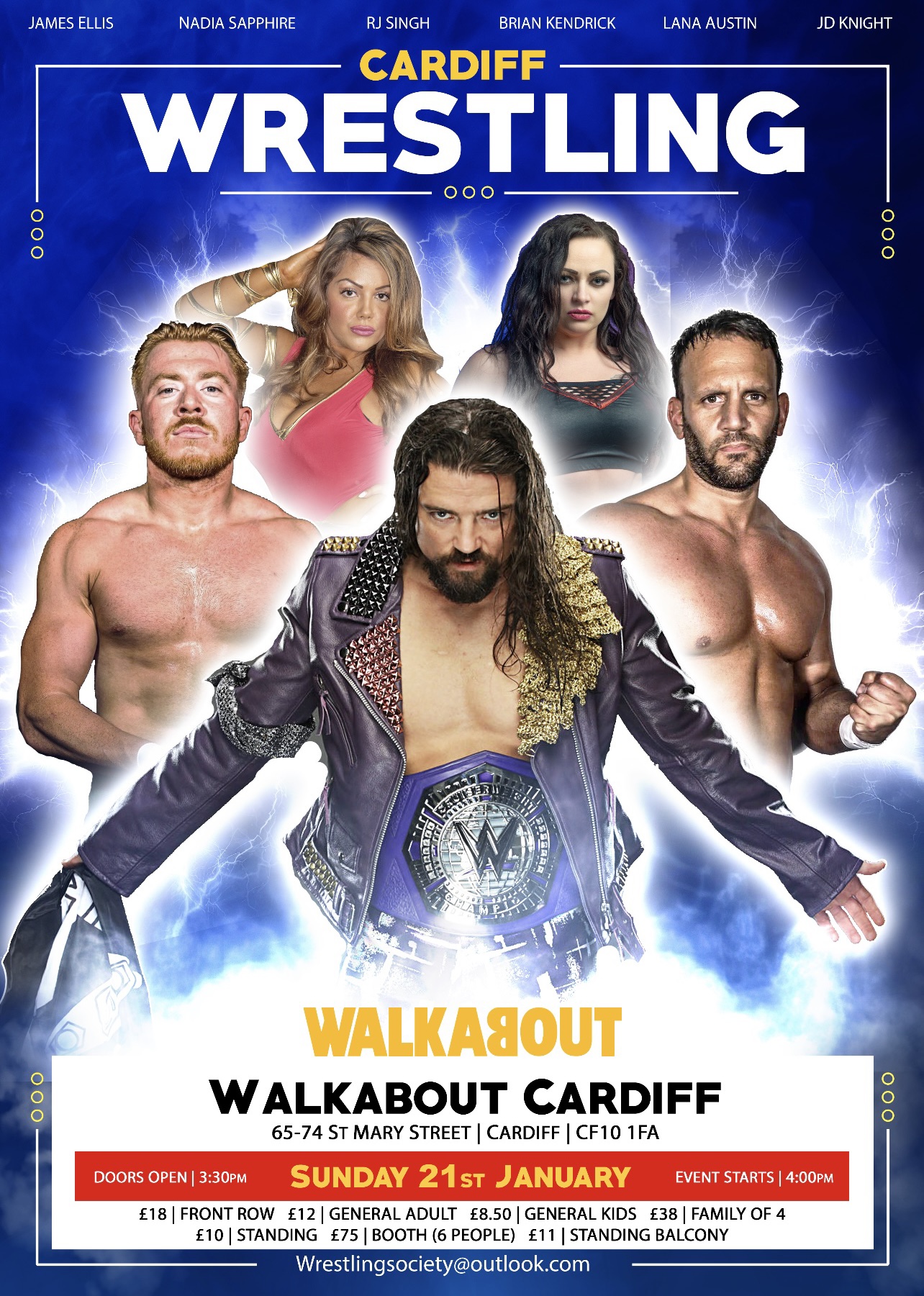 Former WWE Star comes to Cardiff at Walkabout - Cardiff, Cardiff on ...