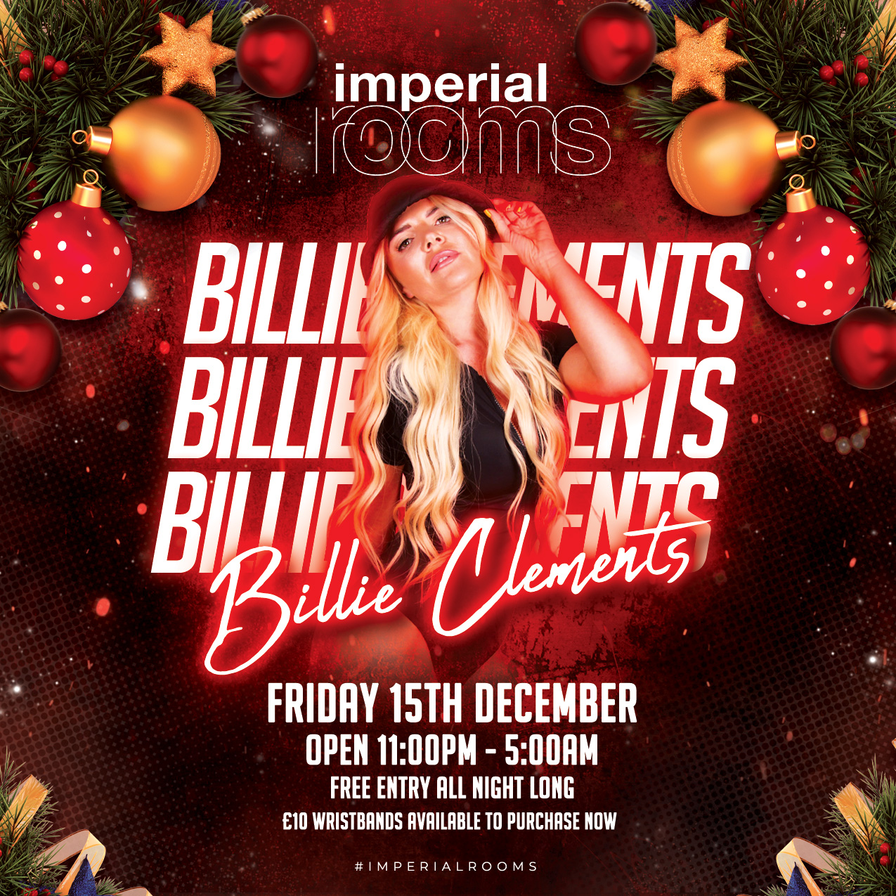 Billie Clements @ Imperial Rooms (15th December 2023) at Imperial Bar ...