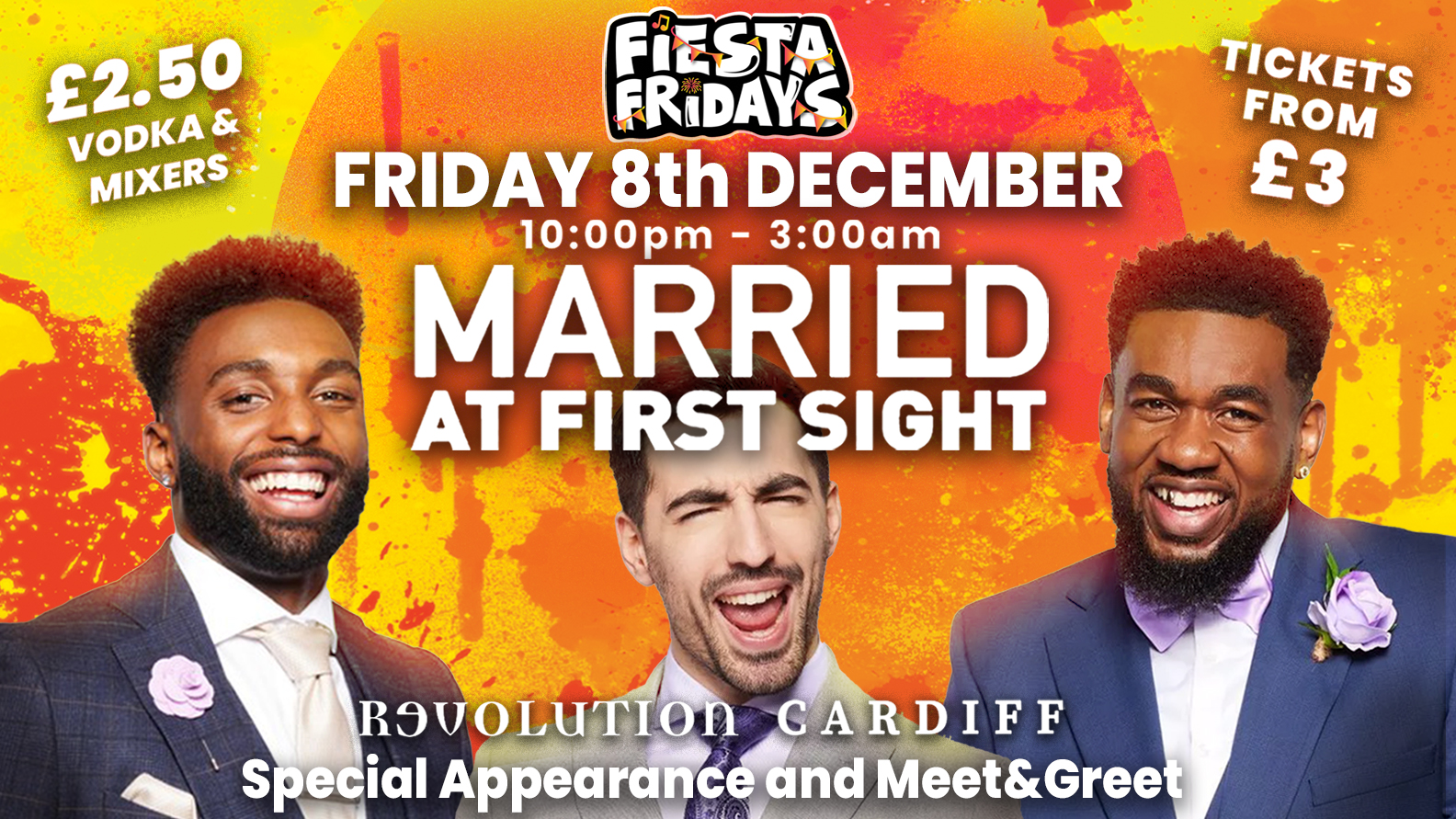 FIESTA FRIDAYS🍹🪇 - MAFS Meet and Greet💥🍹🪇 at Revolution Cardiff ...