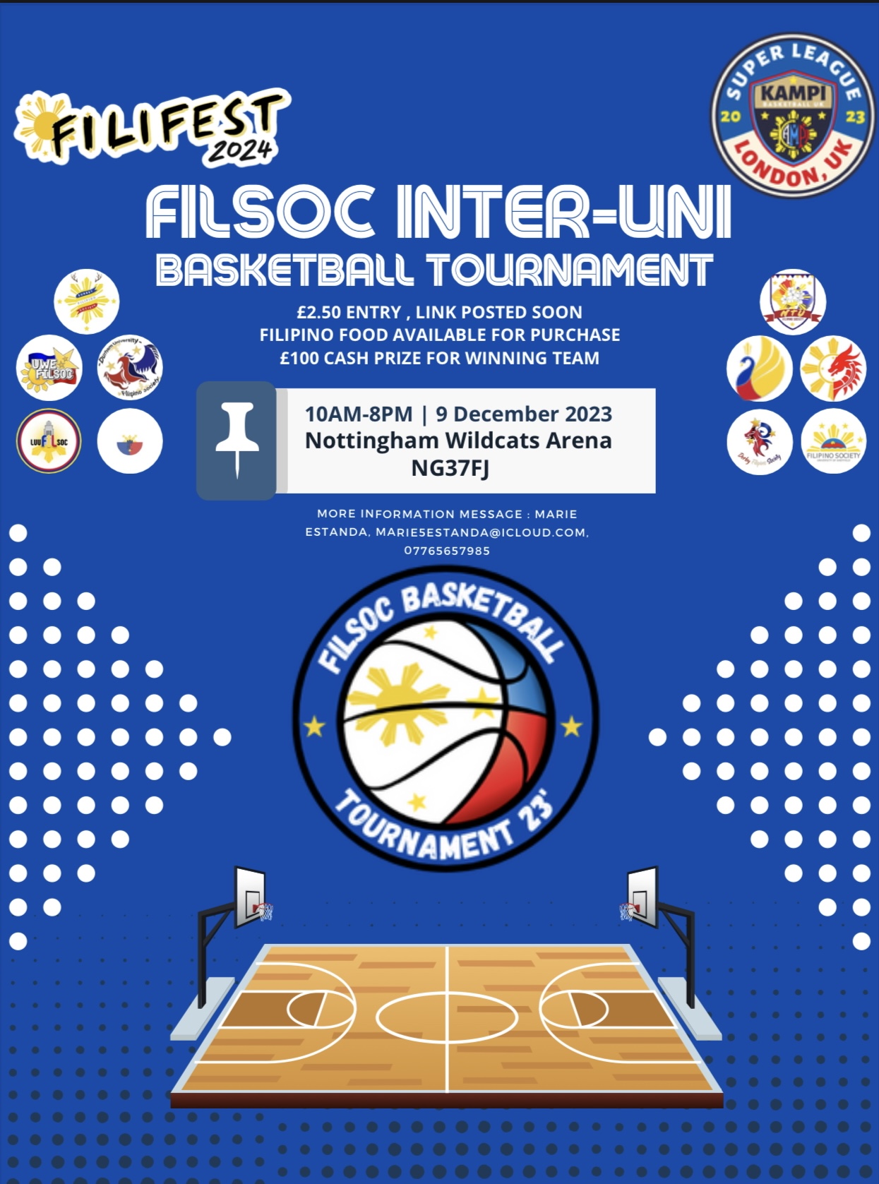 FILSOC INTER-UNI BASKETBALL TOURNAMENT at Nottingham Wildcats ...