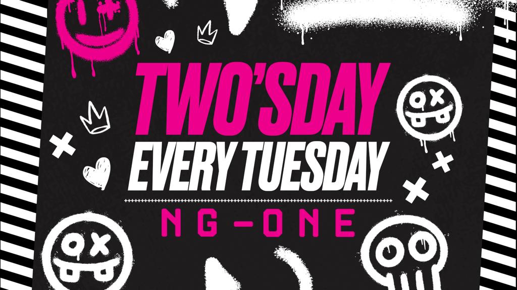 *TONIGHT* [02] Two'sday At NG-ONE £2 ENTRY + FREE J BOMB // £2 DRINKS ...