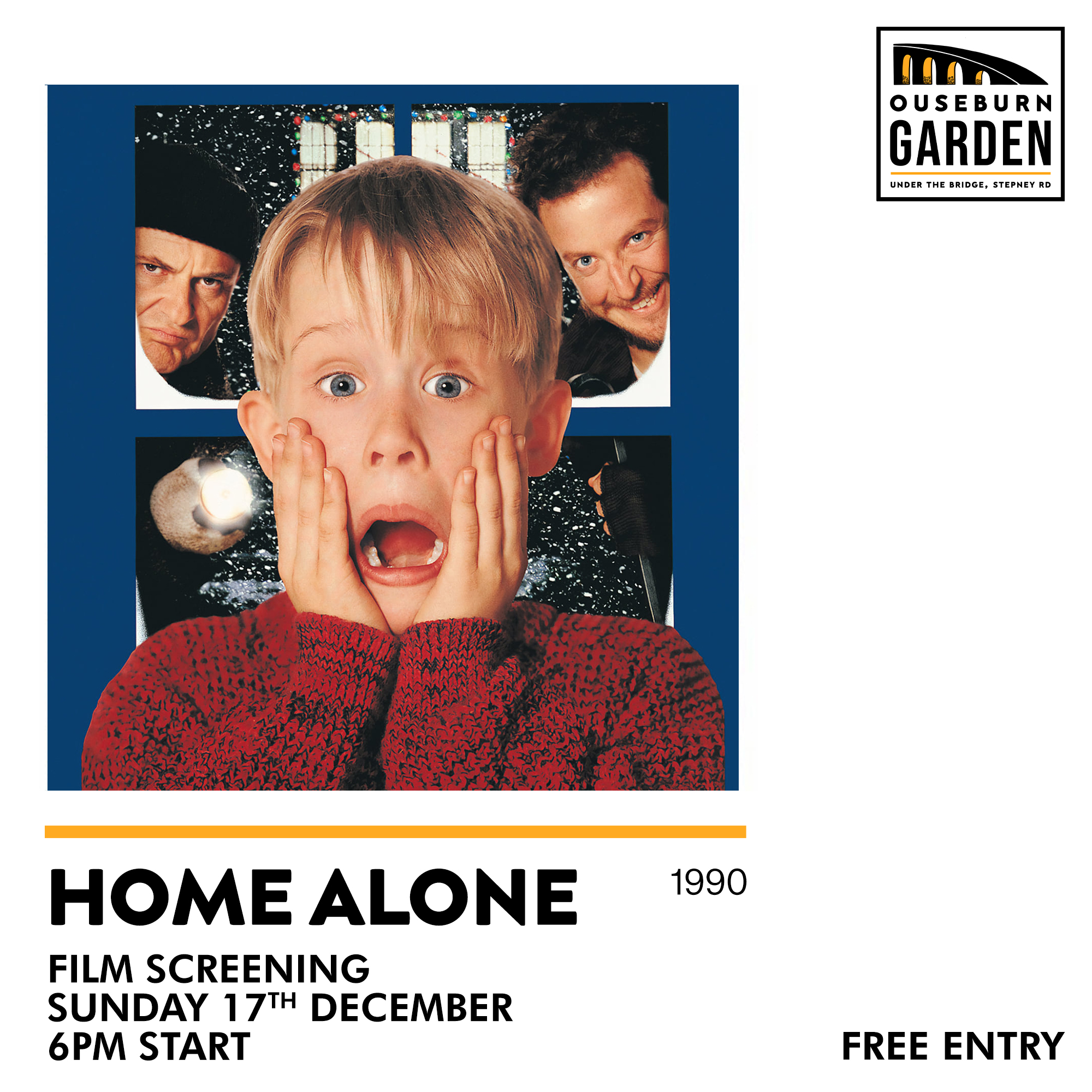 Christmas Movie Night - Home Alone at Ouseburn Garden, Newcastle upon ...