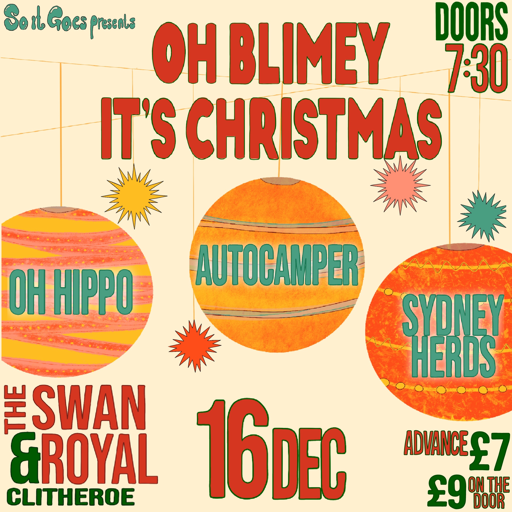 OH BLIMEY IT'S CHRISTMAS featuring Oh Hippo, Autocamper & Sydney Herds ...