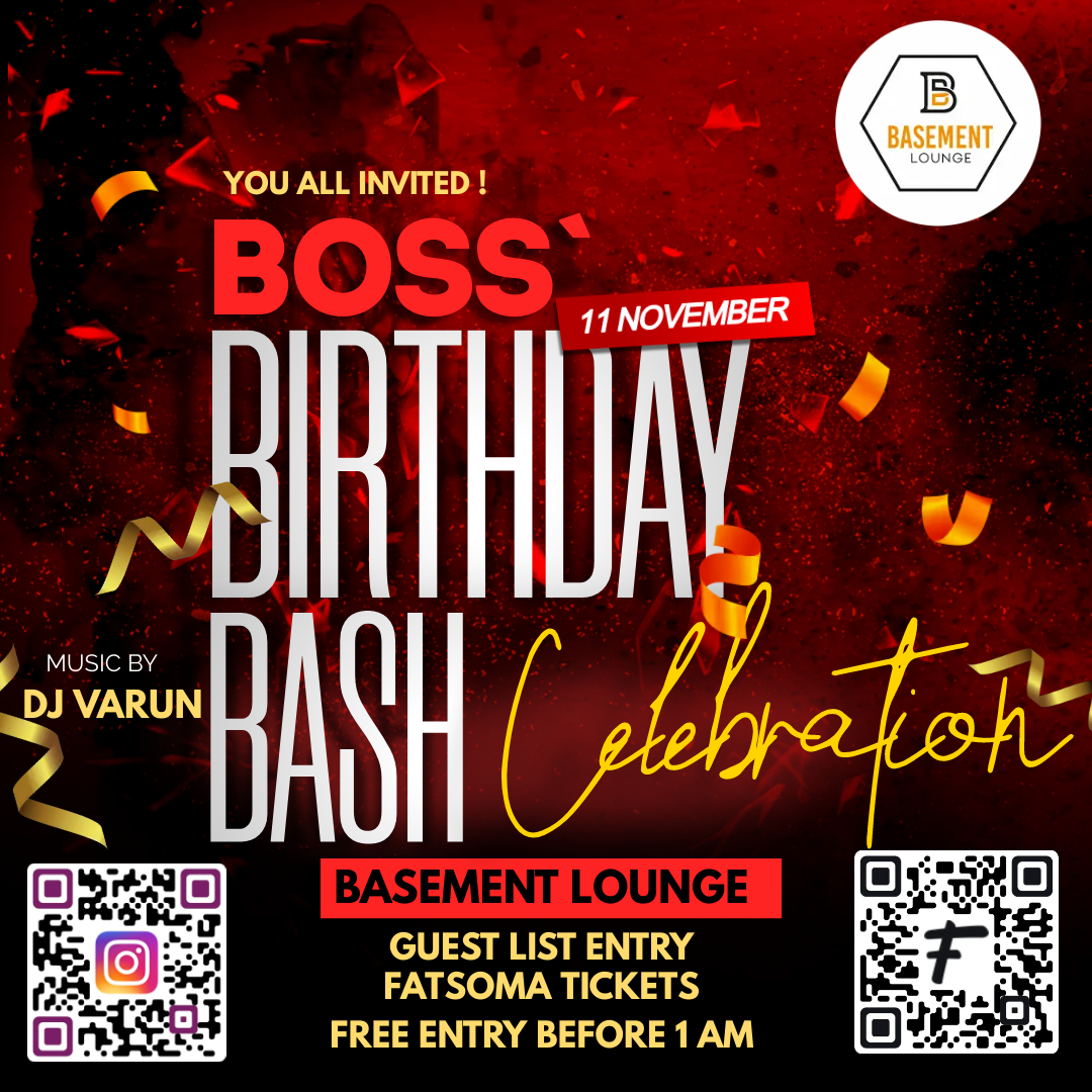 KING` BOSS` BIRTHDAY BASH CELEBRATING at The Basement, Leicester on ...