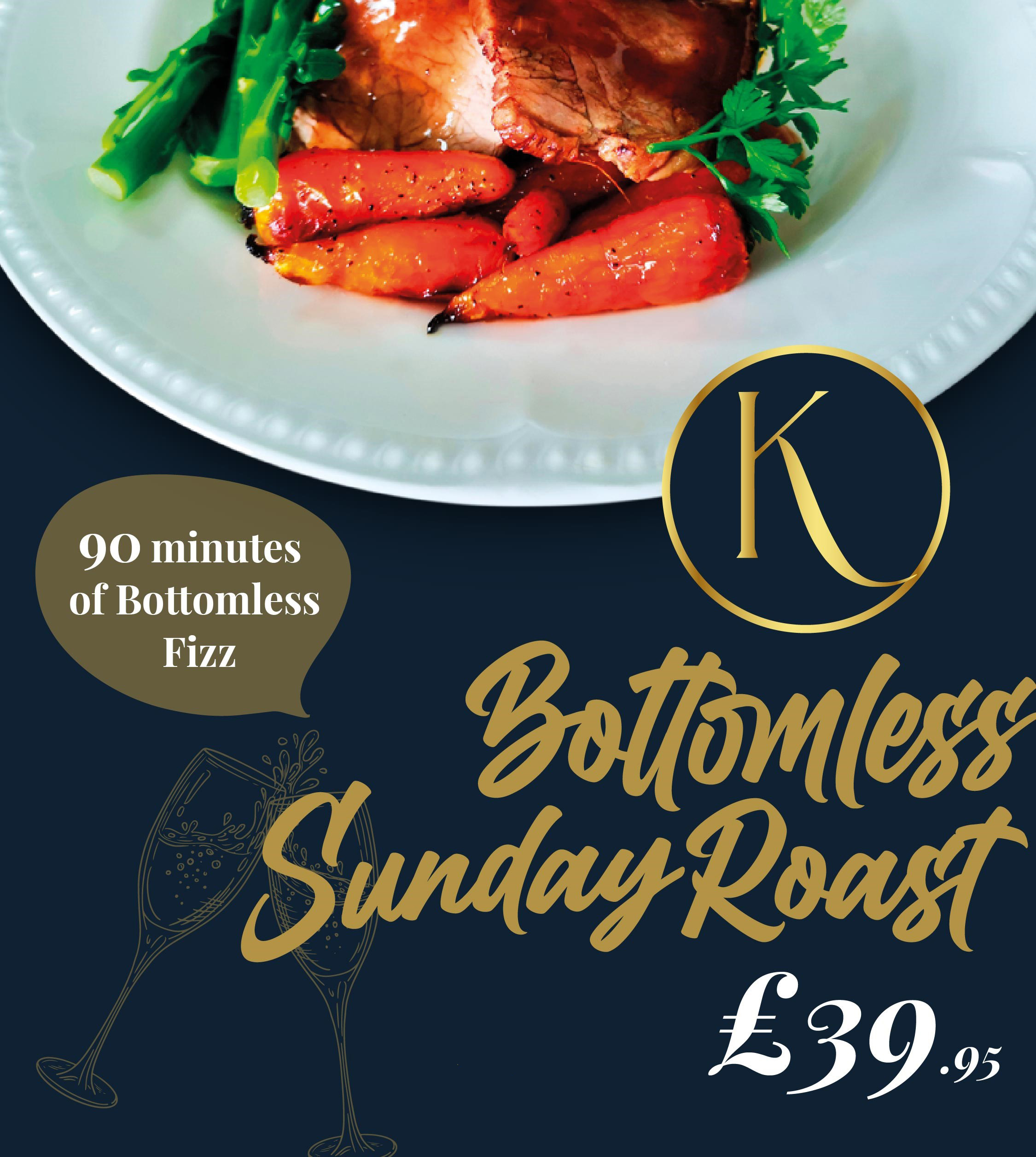 Bottomless Sunday Roast At The Keys Yarm On 7th Jan Fatsoma 